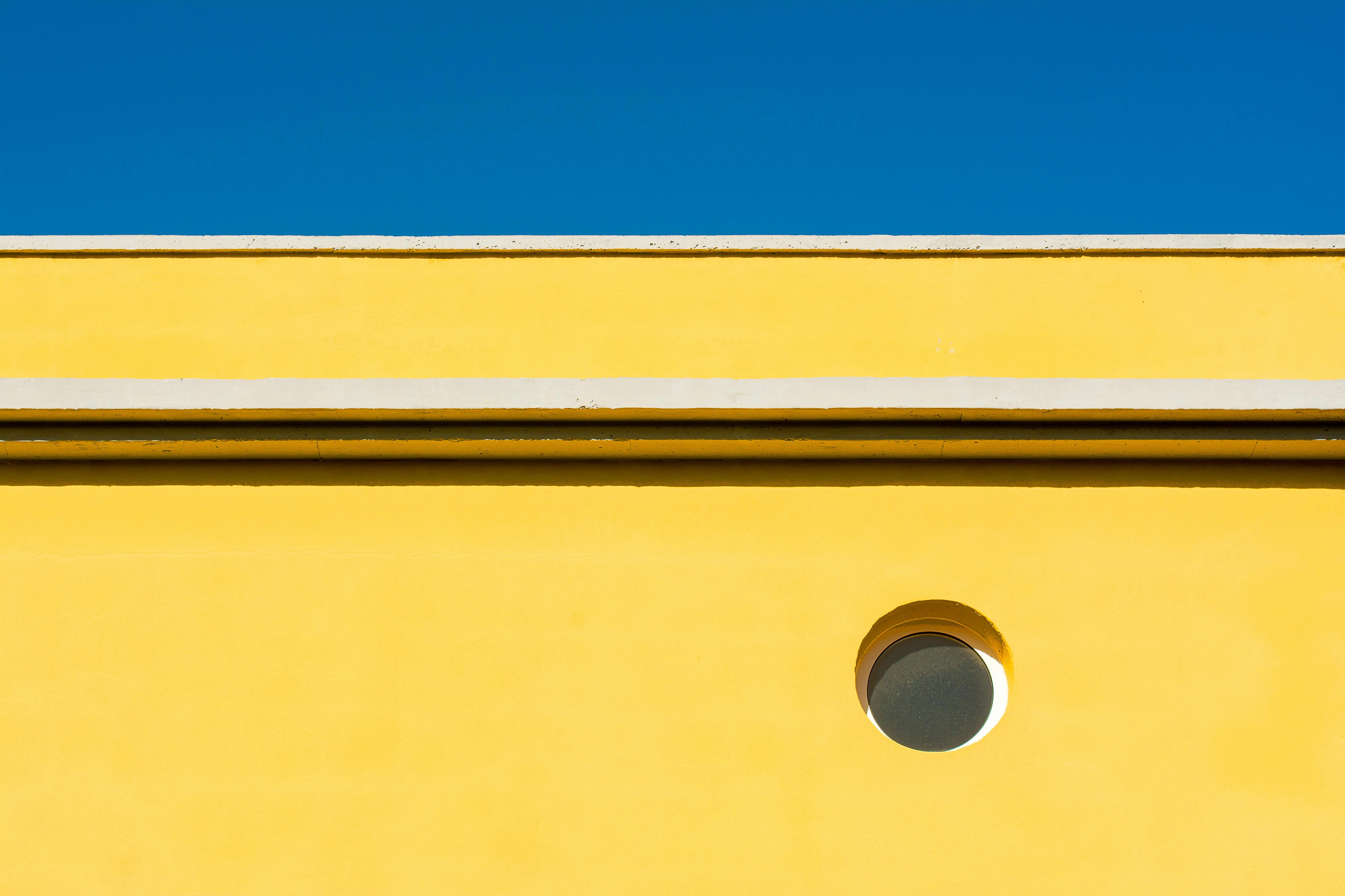 Photo of a Yellow Wall · Free Stock Photo