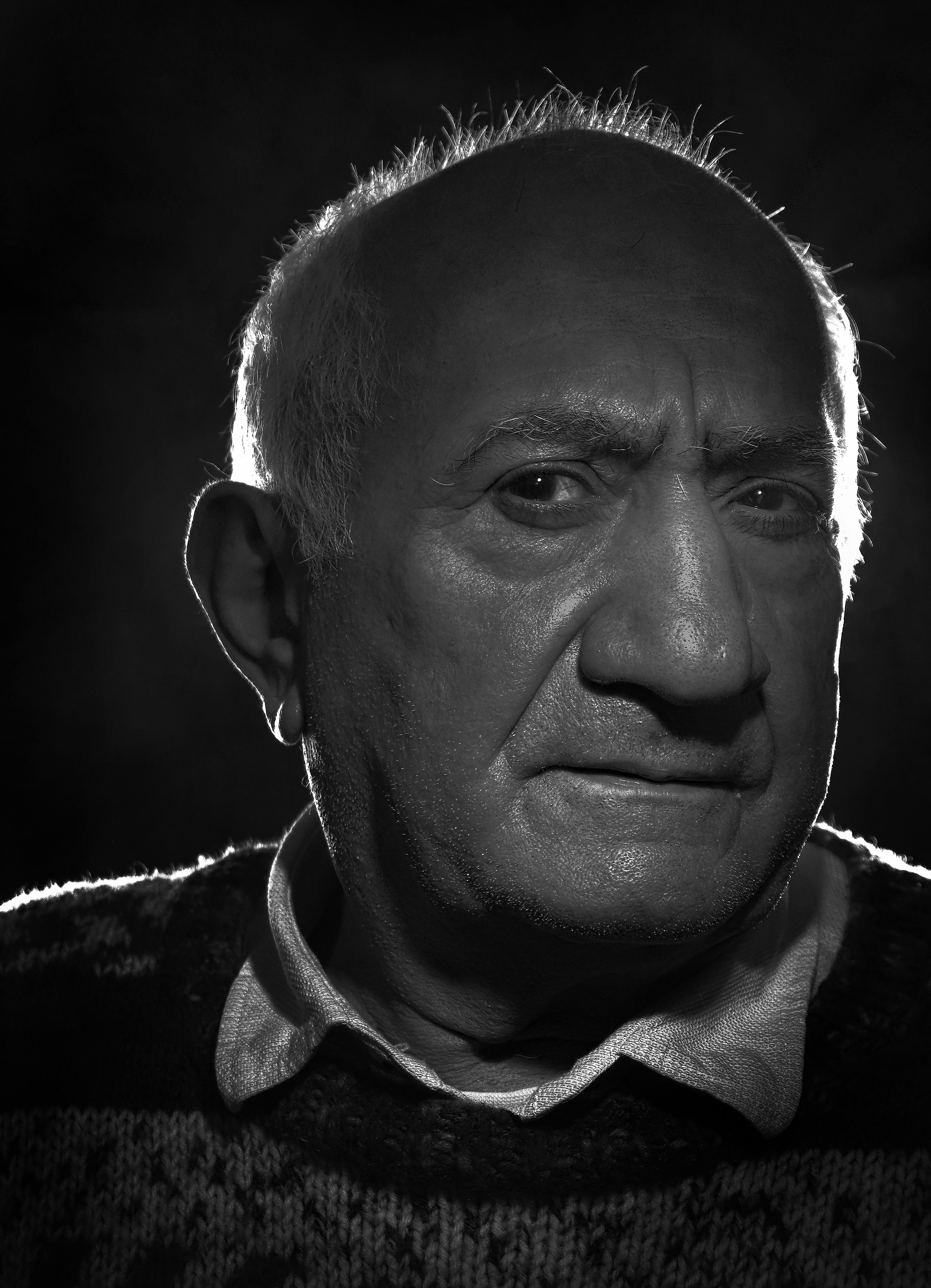 Grayscale Photo of a Man · Free Stock Photo