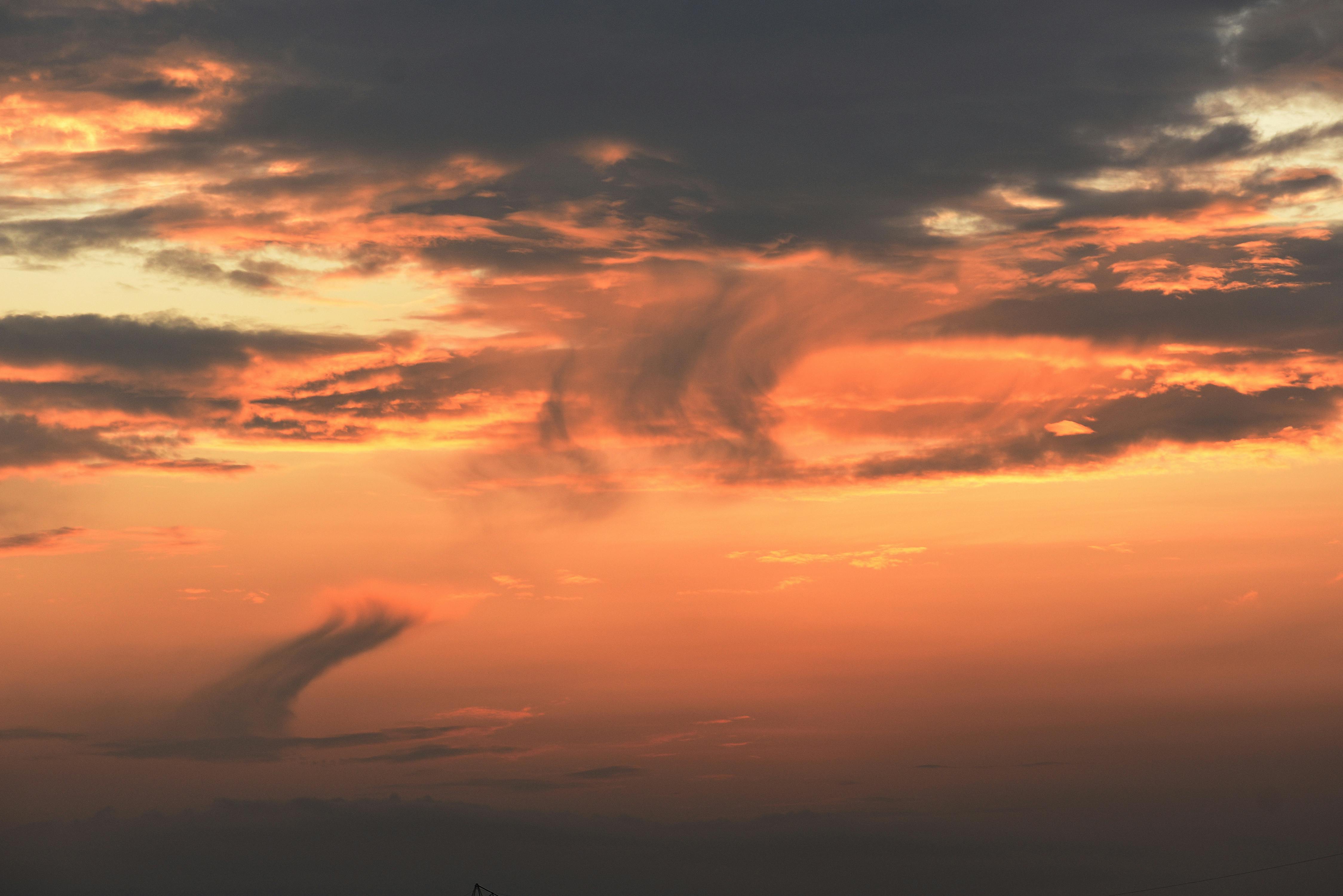 Cloud Formation on a Sky · Free Stock Photo