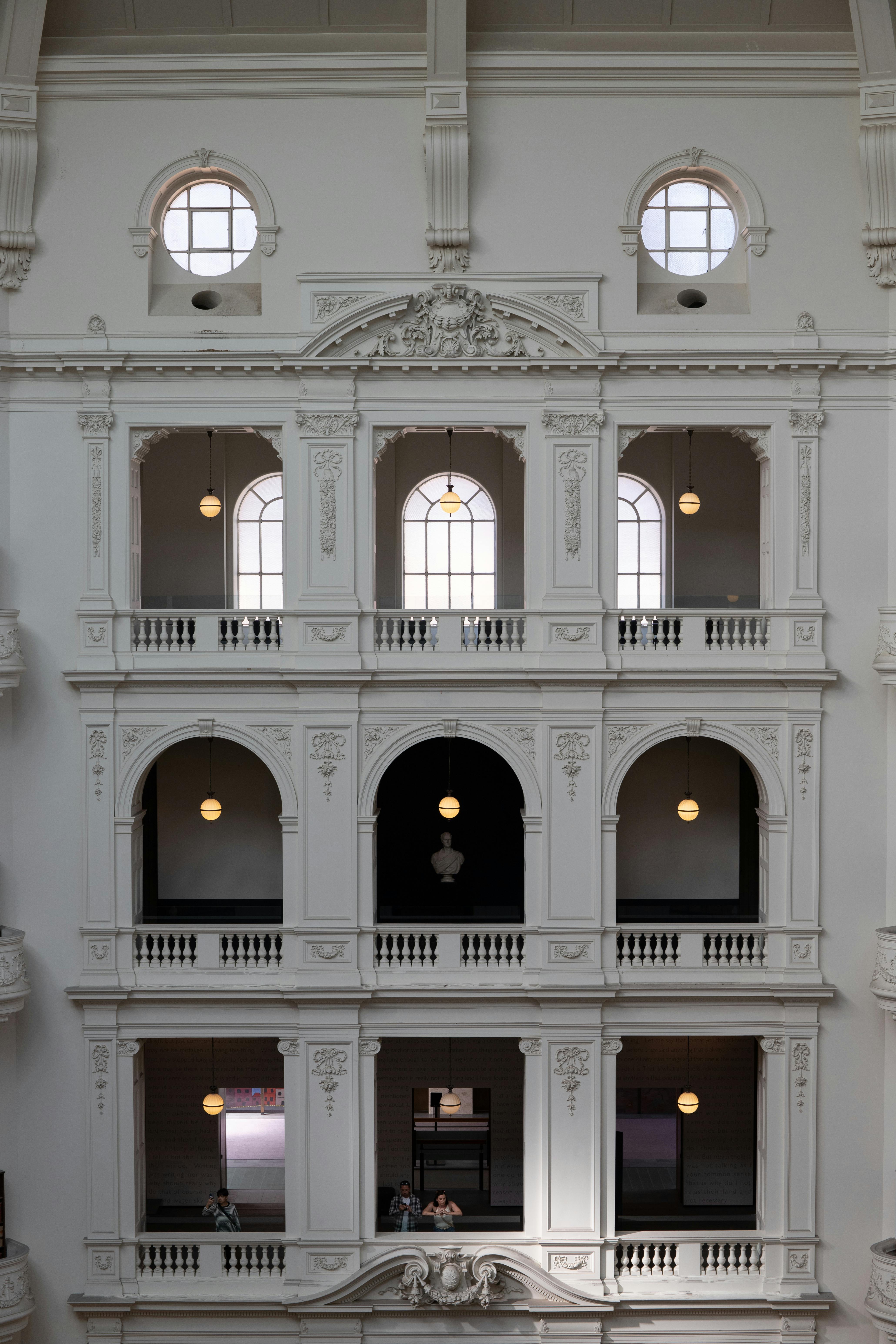 Balconies Inside the State Library of Victoria in Melbourne Australia ...