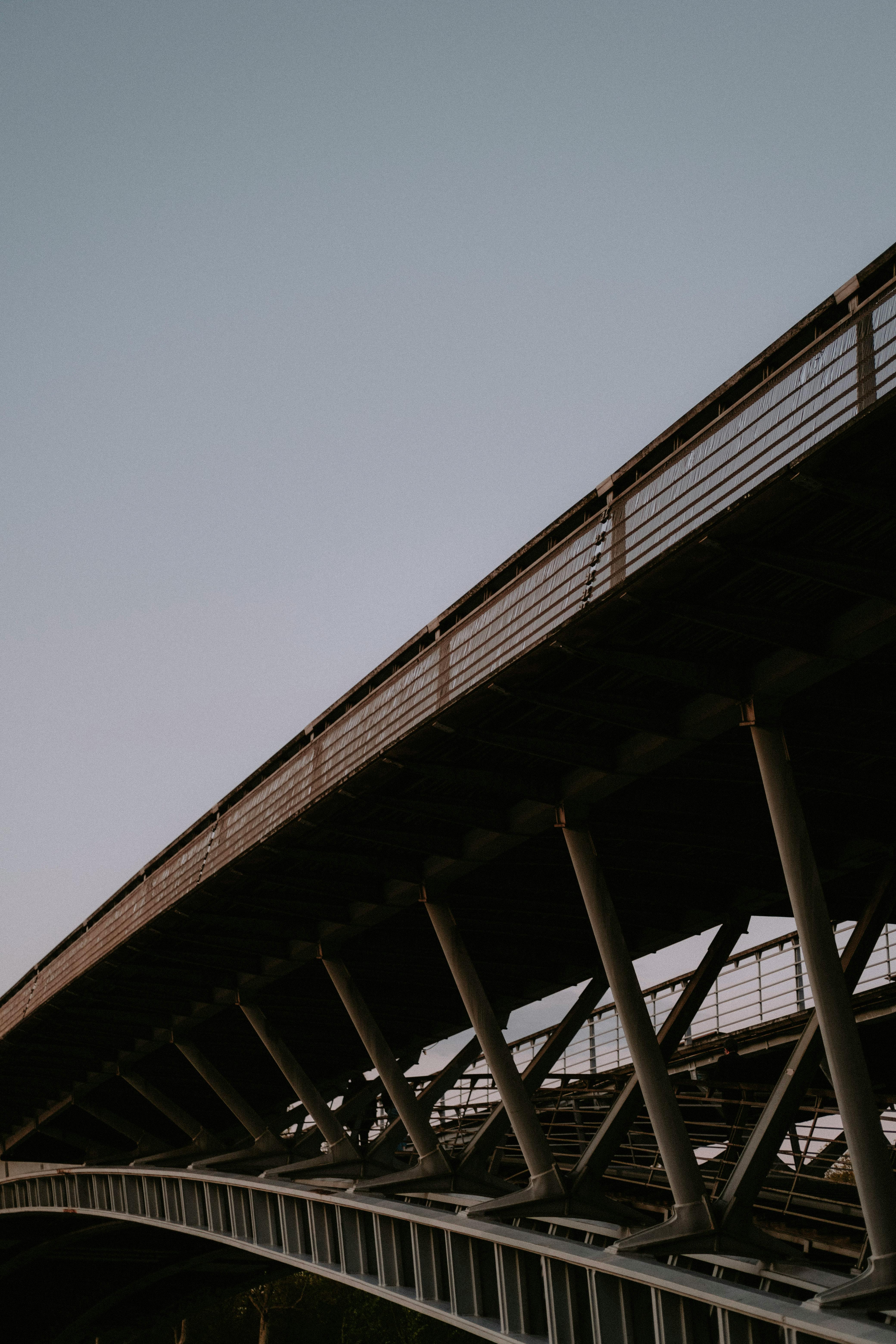 Structural Design of Steel Bridge · Free Stock Photo