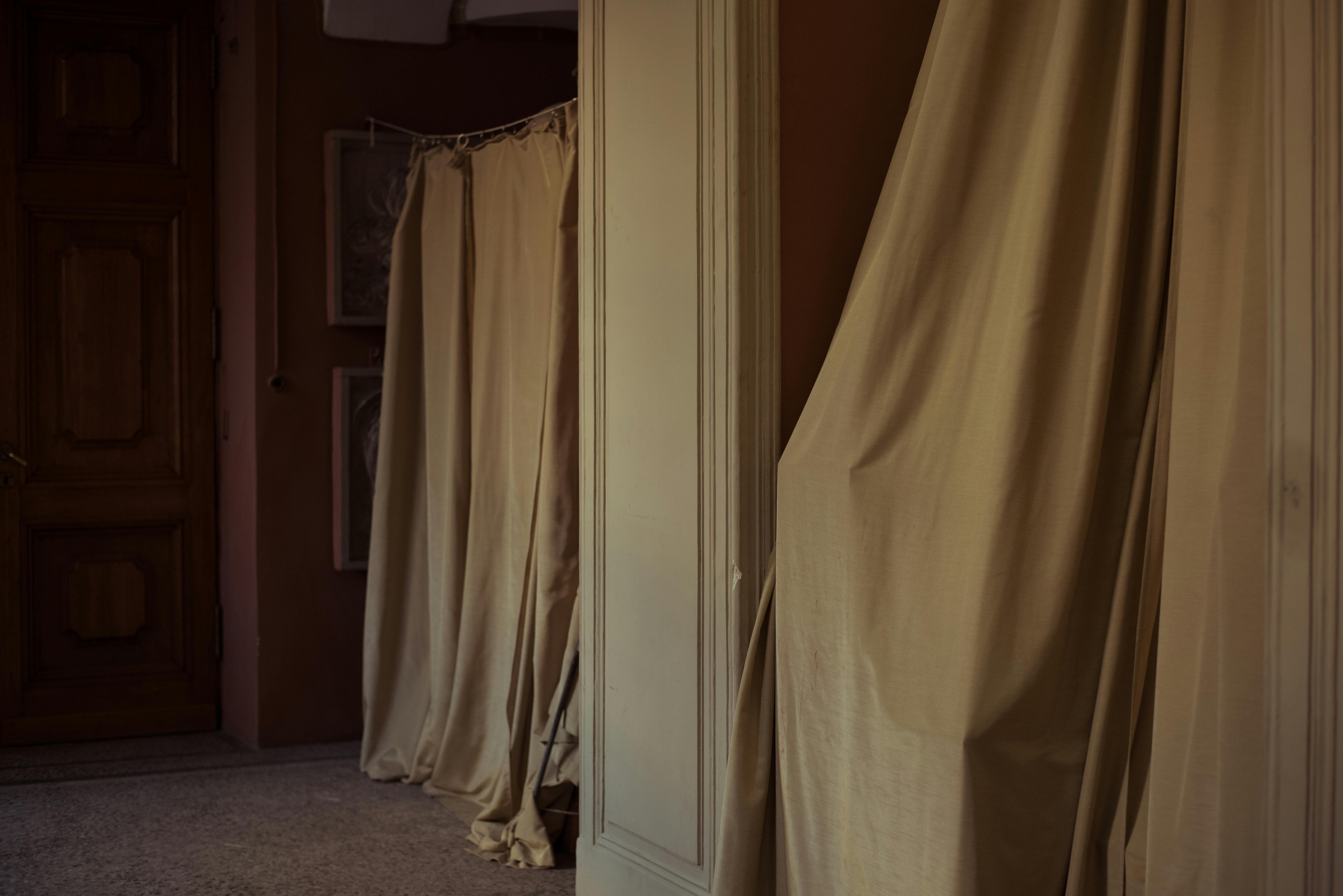 Curtains of Fabric Between Columns · Free Stock Photo