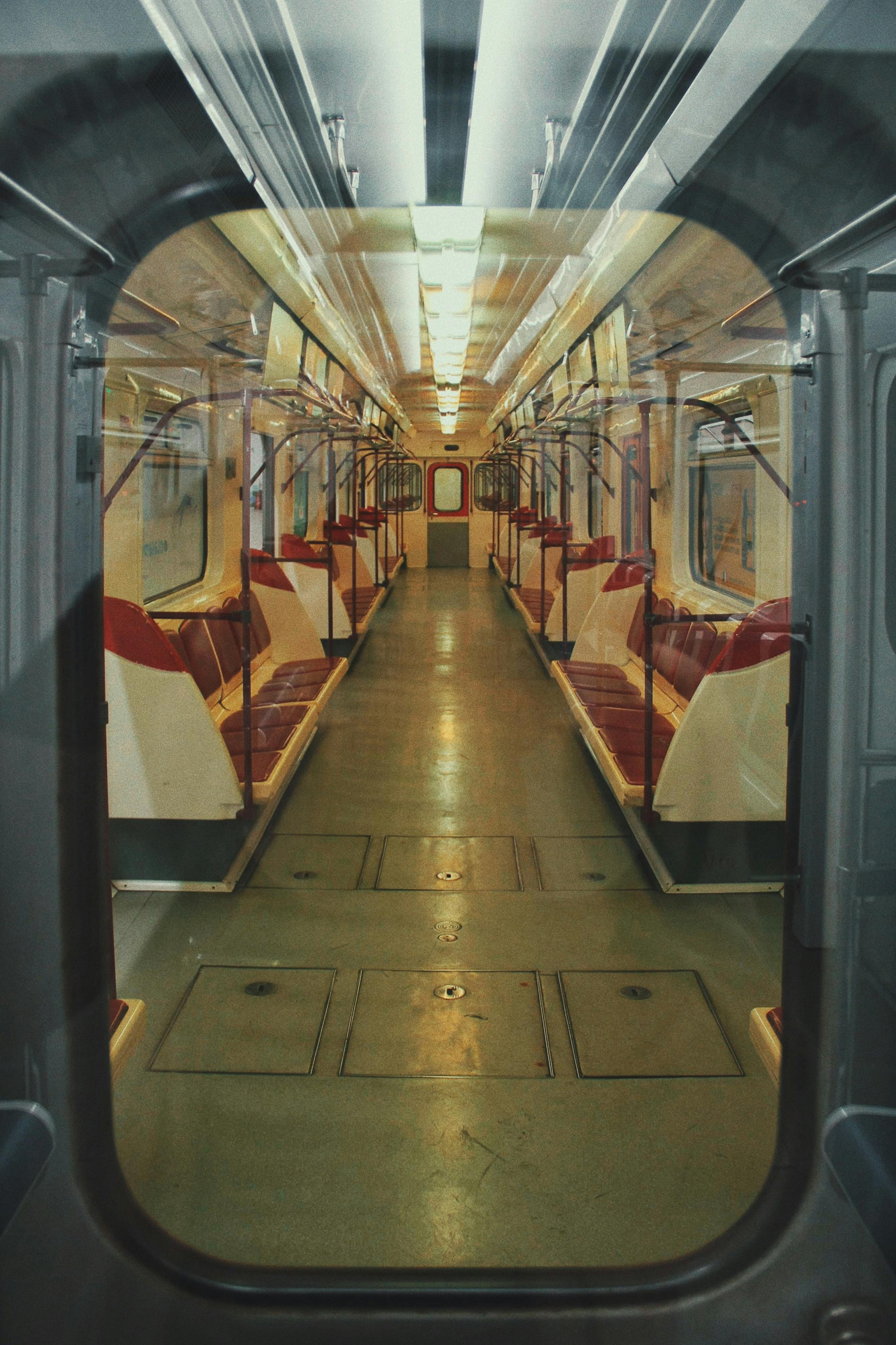 Couches inside a Train · Free Stock Photo