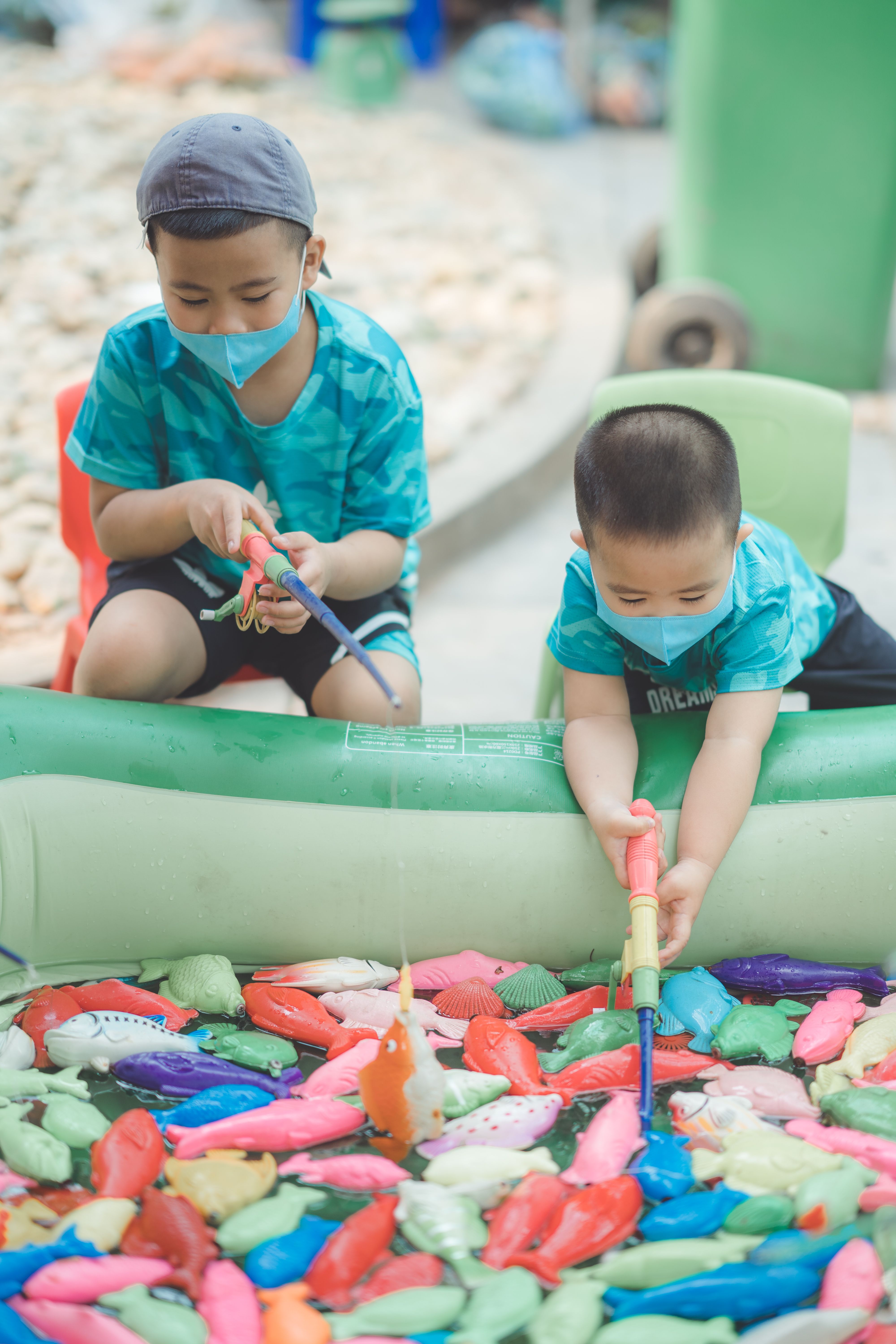 Little Boys Playing Fishing · Free Stock Photo