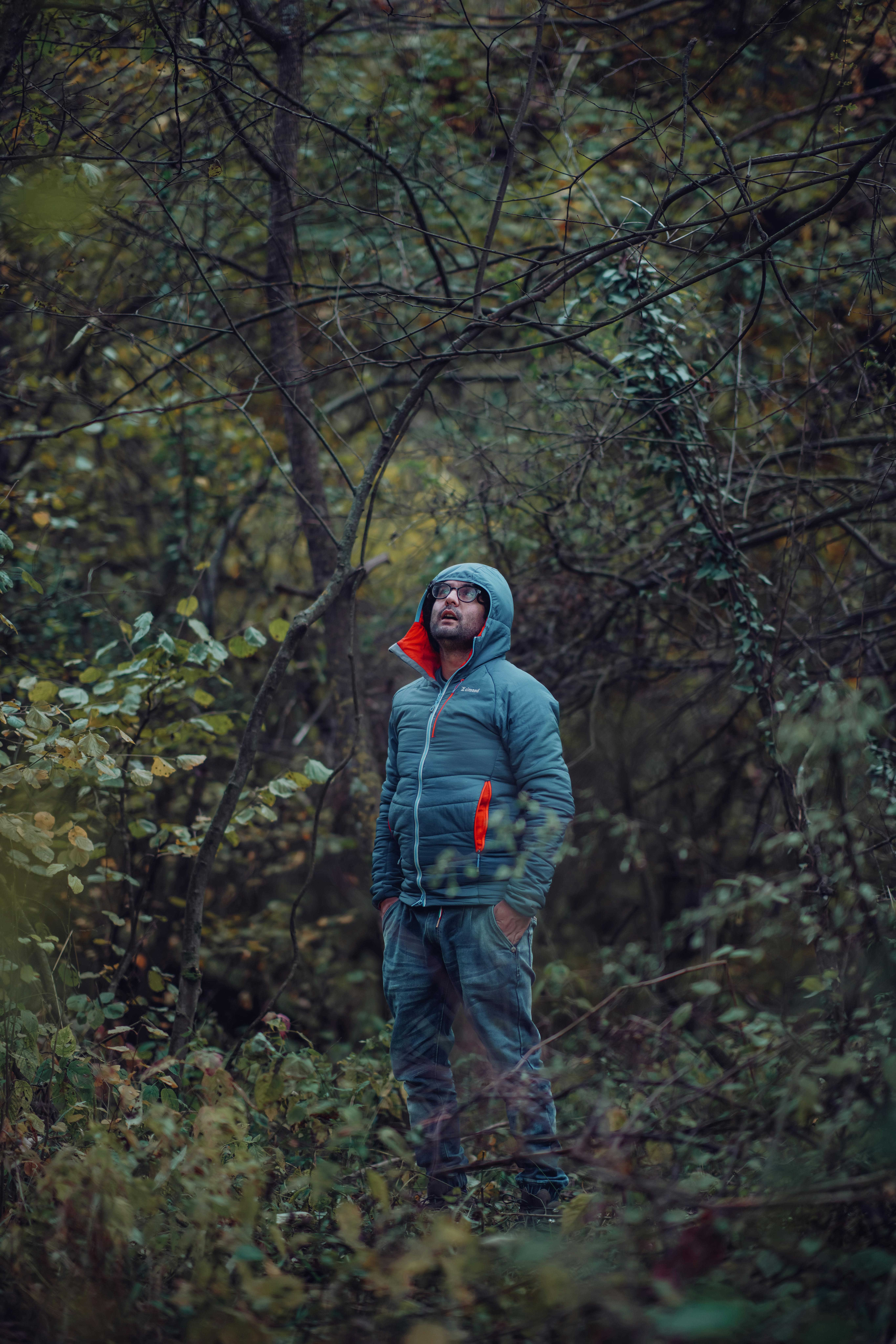 Man Standing in Forest · Free Stock Photo