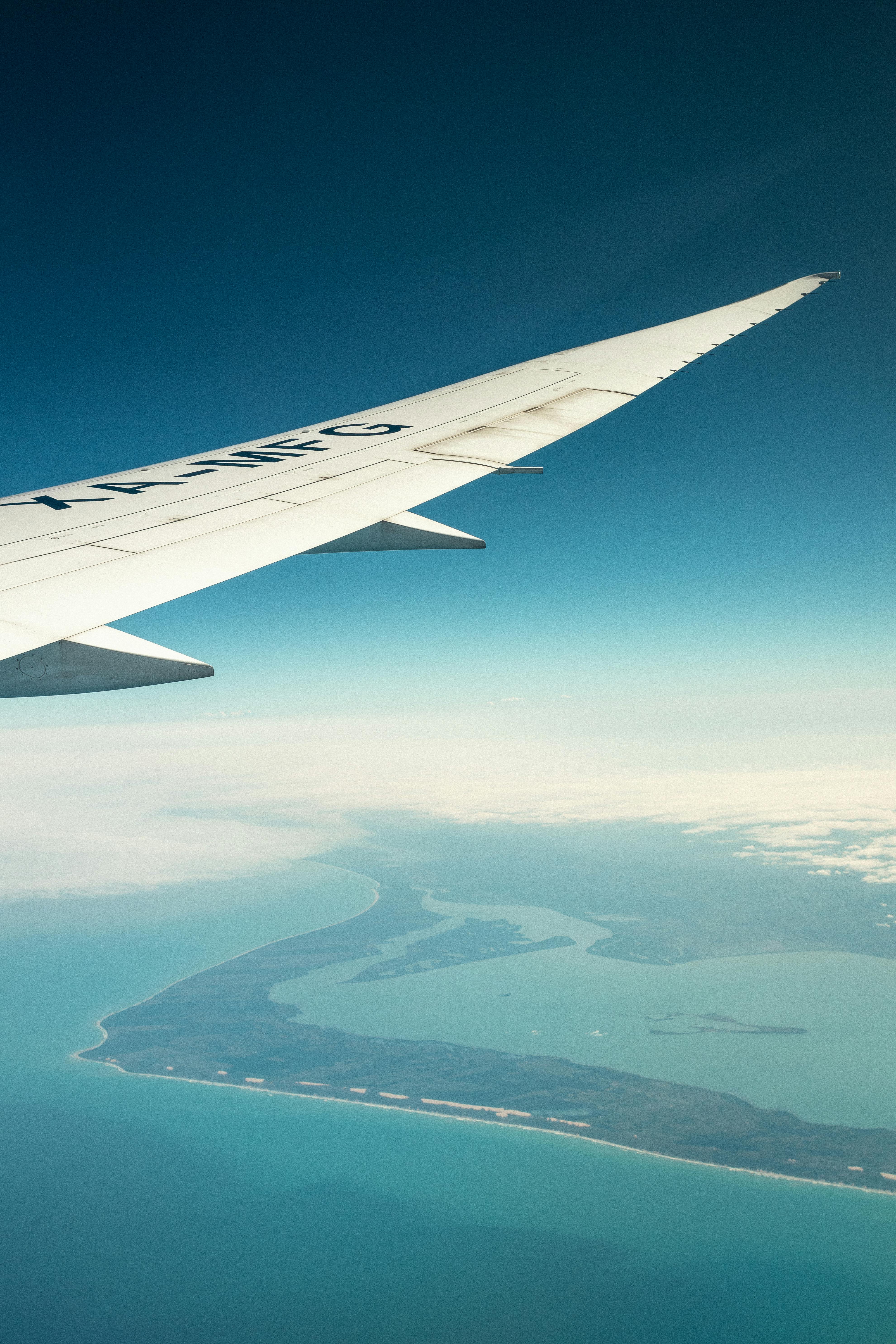 Photo of an Airplane Wing · Free Stock Photo