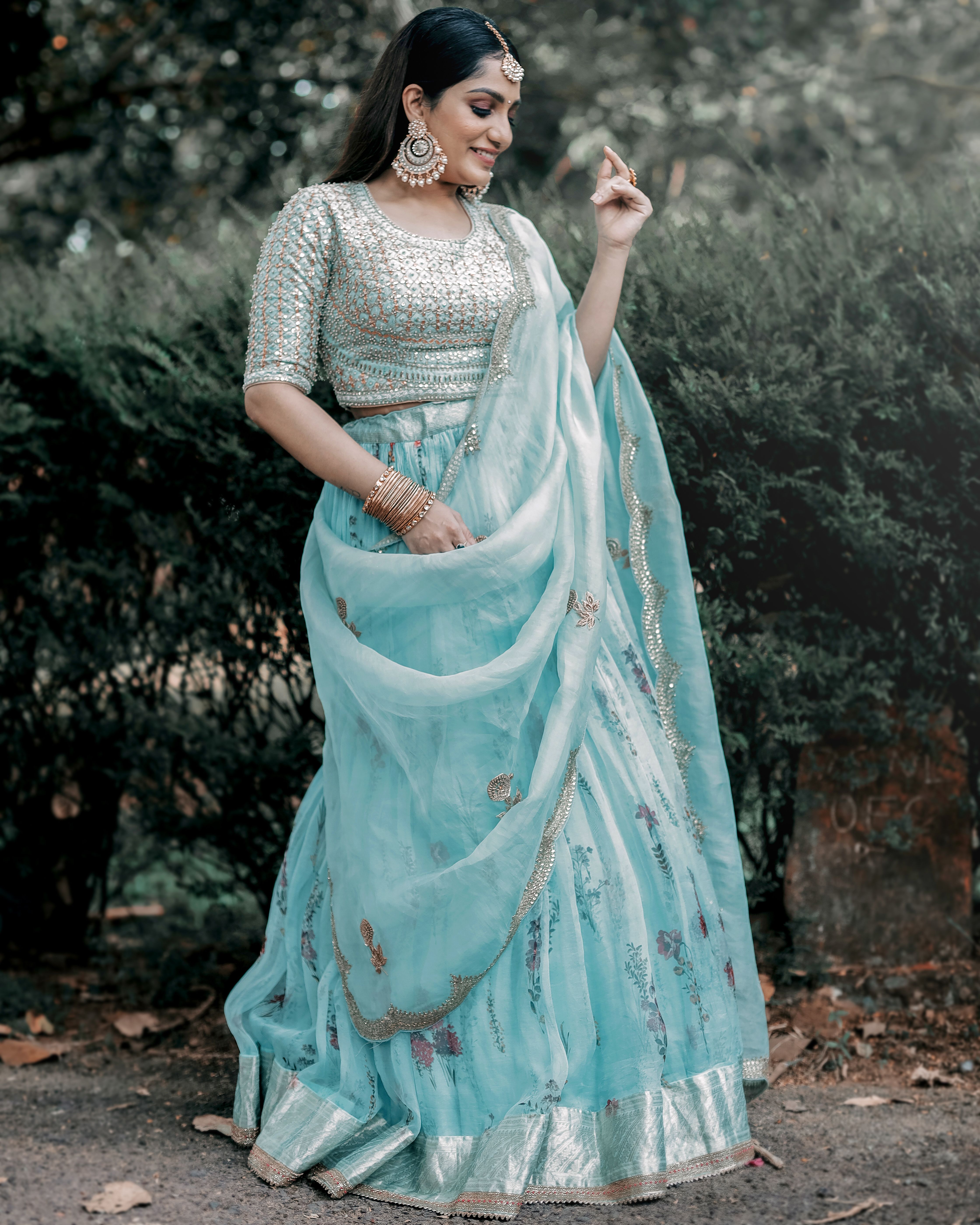 Photo of a Woman Wearing a Blue Dress · Free Stock Photo