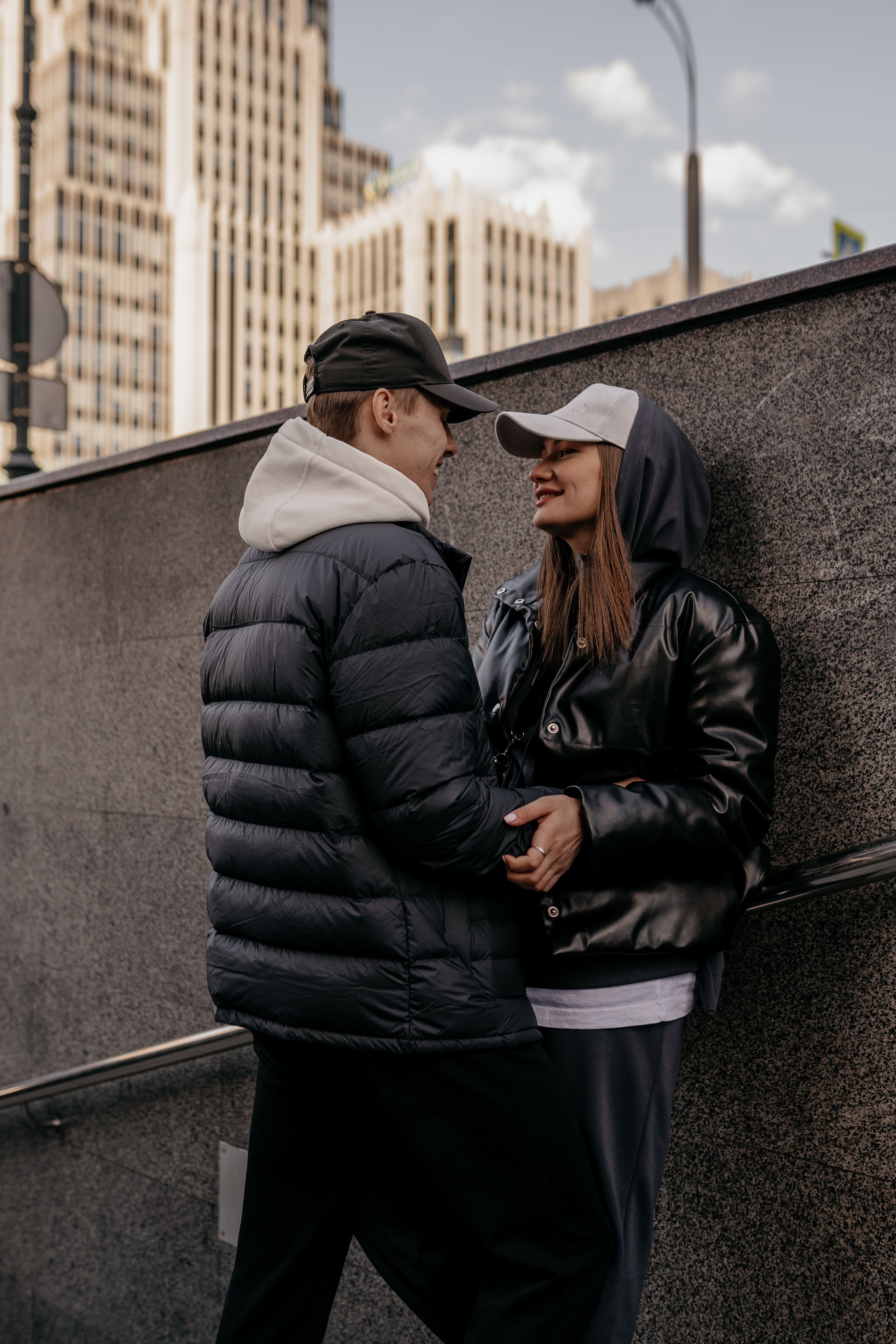 Couple Holding Each Other and Looking in the Eyes · Free Stock Photo