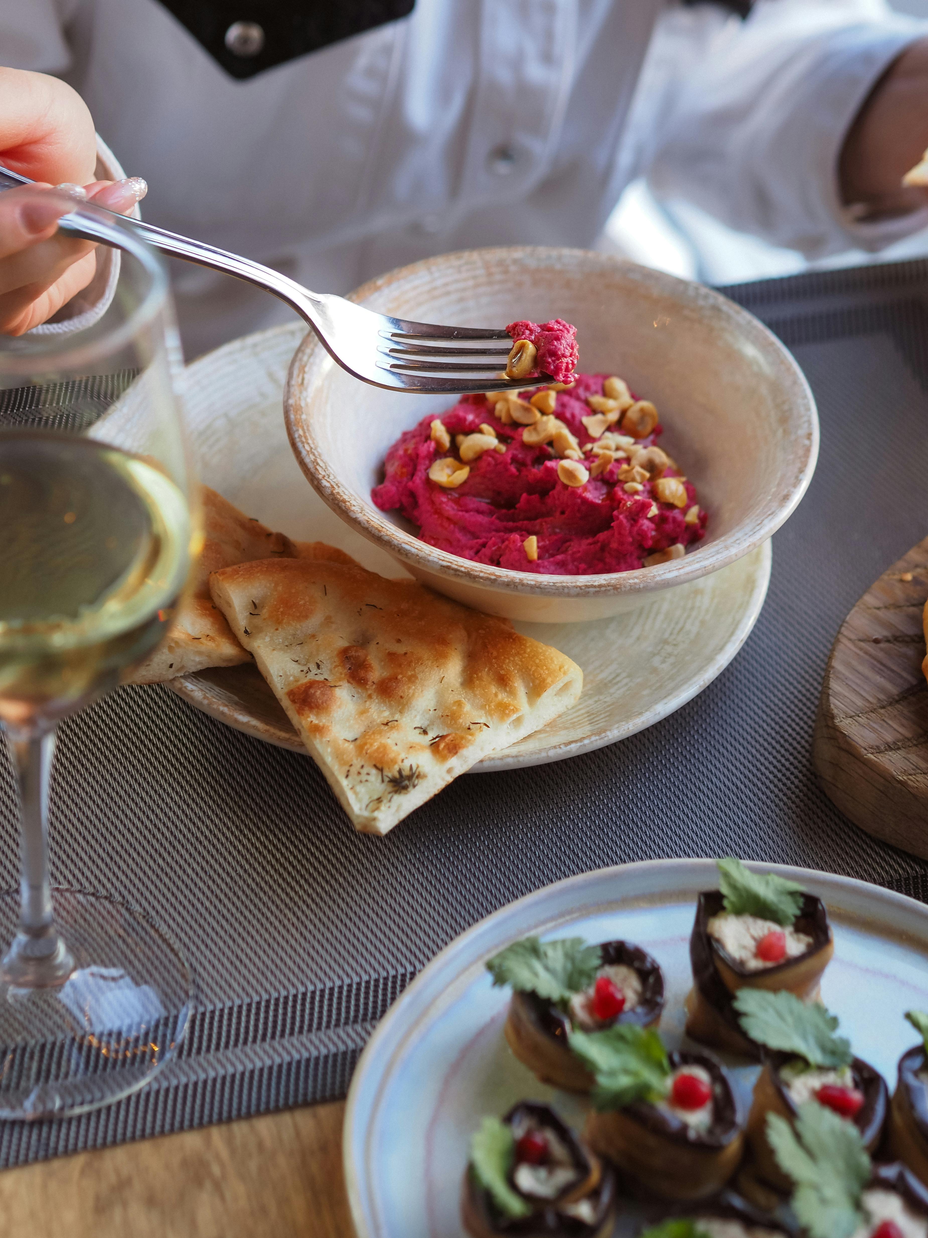 Woman Hand Eating with Fork · Free Stock Photo