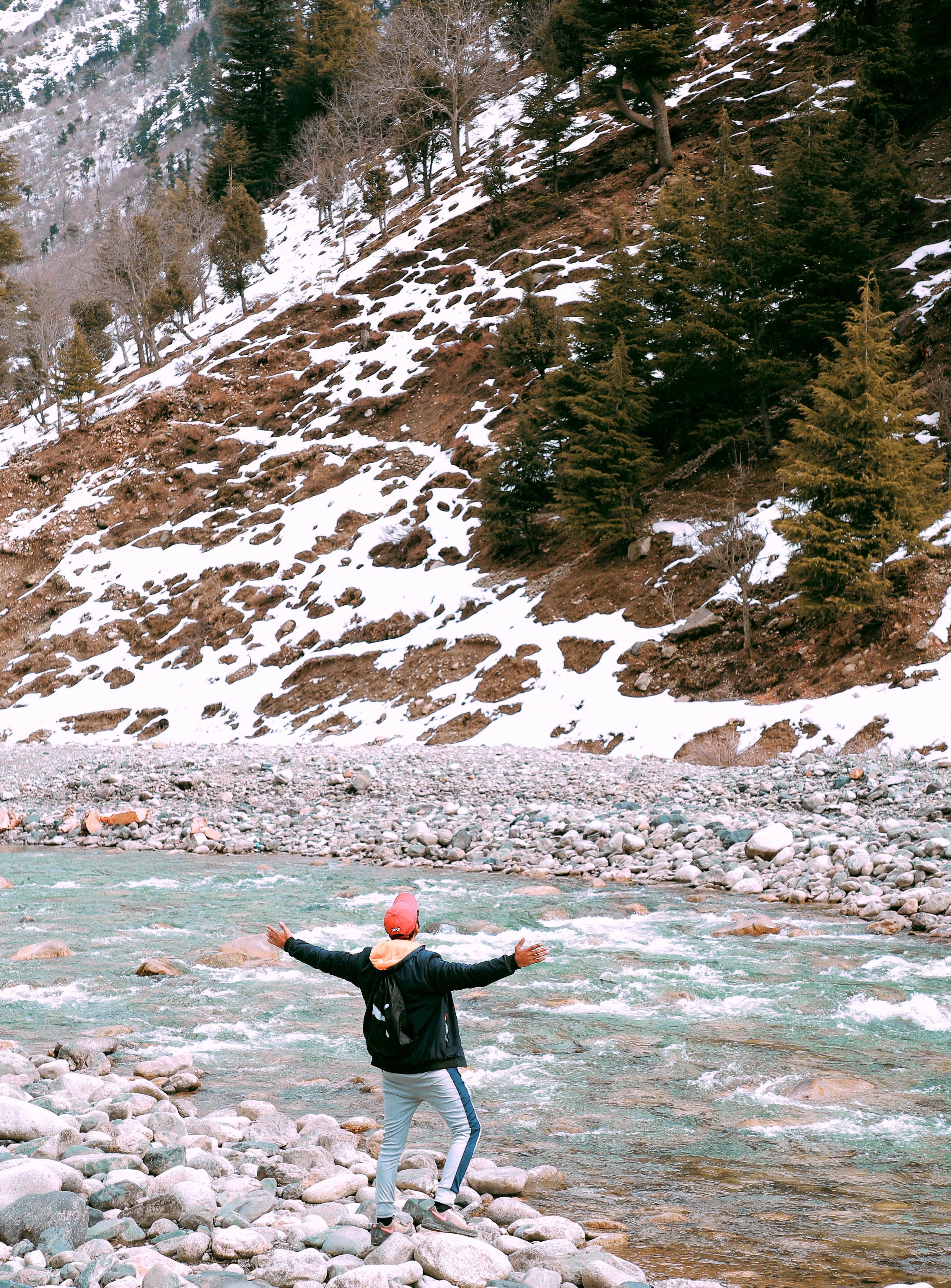 A Man Standing near River · Free Stock Photo
