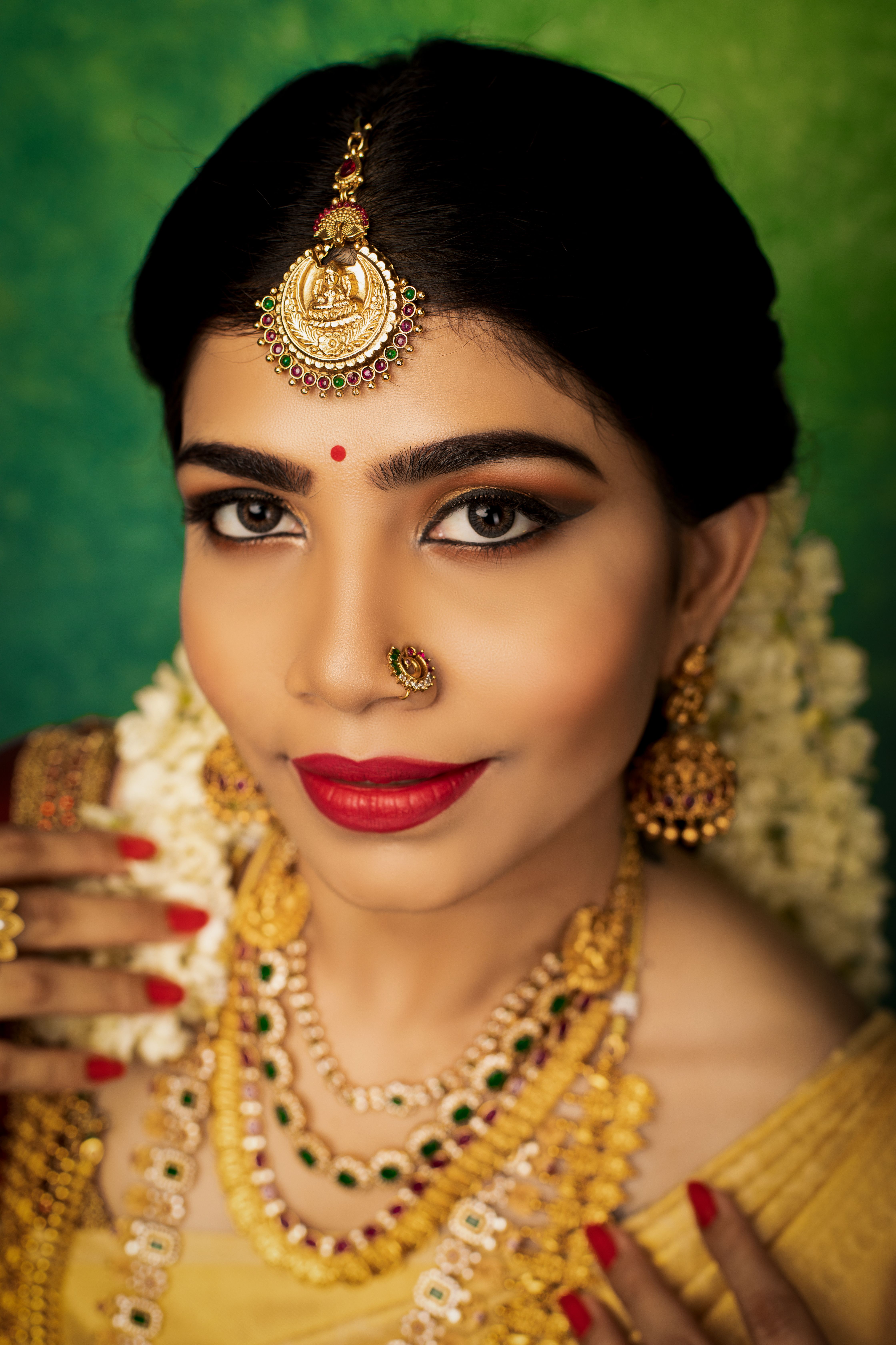 A Woman with a Bindi · Free Stock Photo