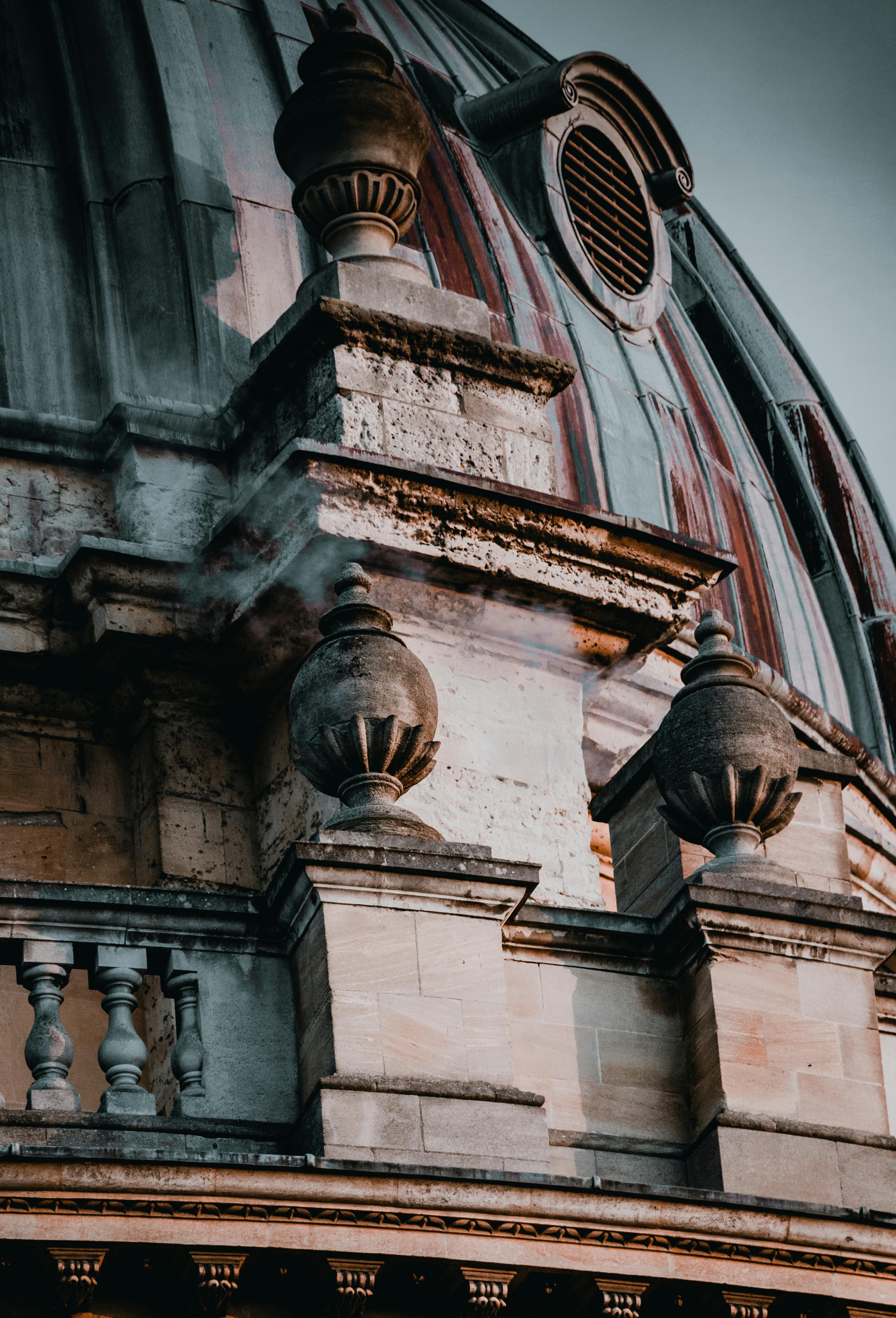 Chimneys and Dome on Church Roof · Free Stock Photo