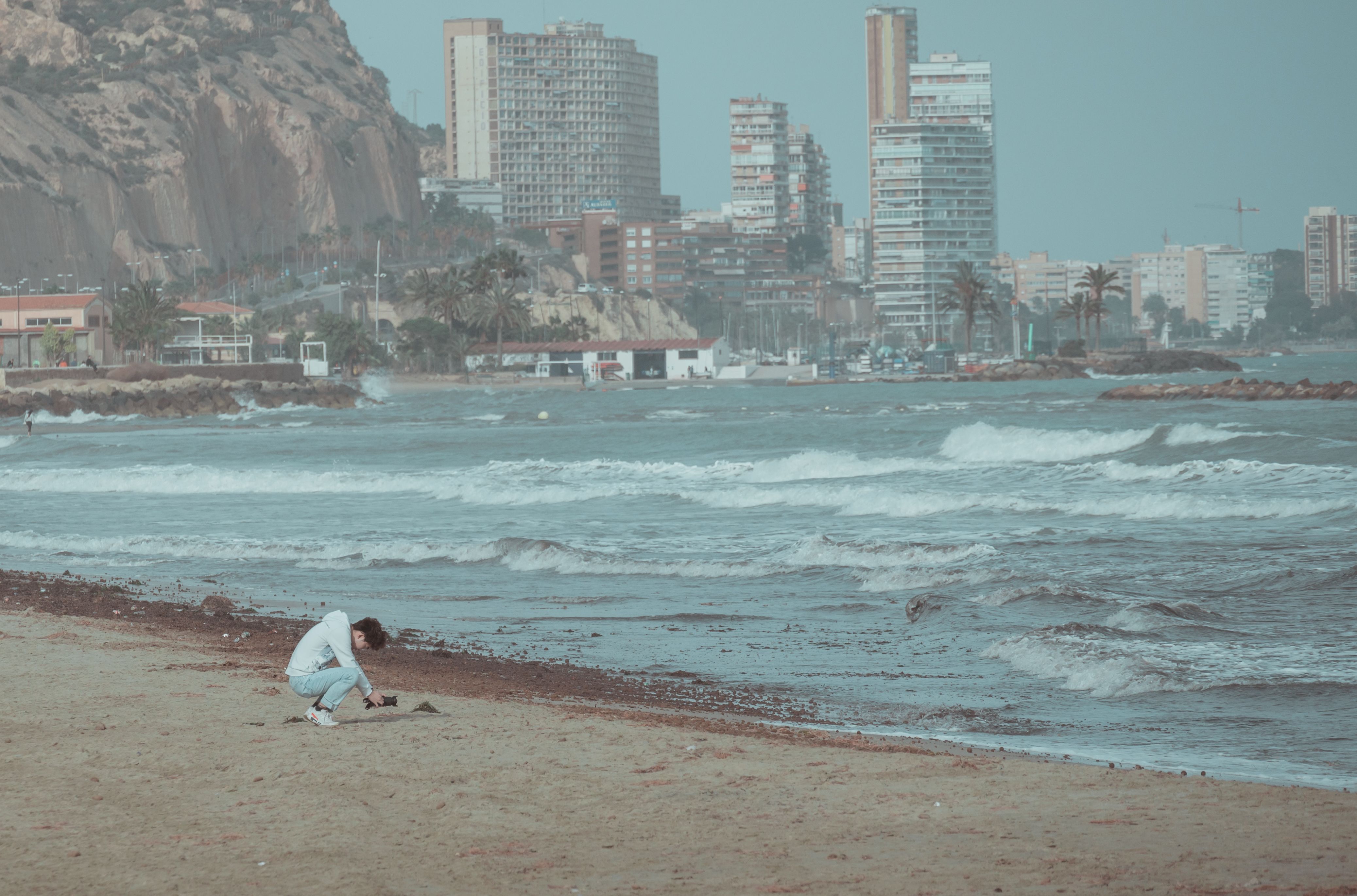 A Person on a Beach · Free Stock Photo
