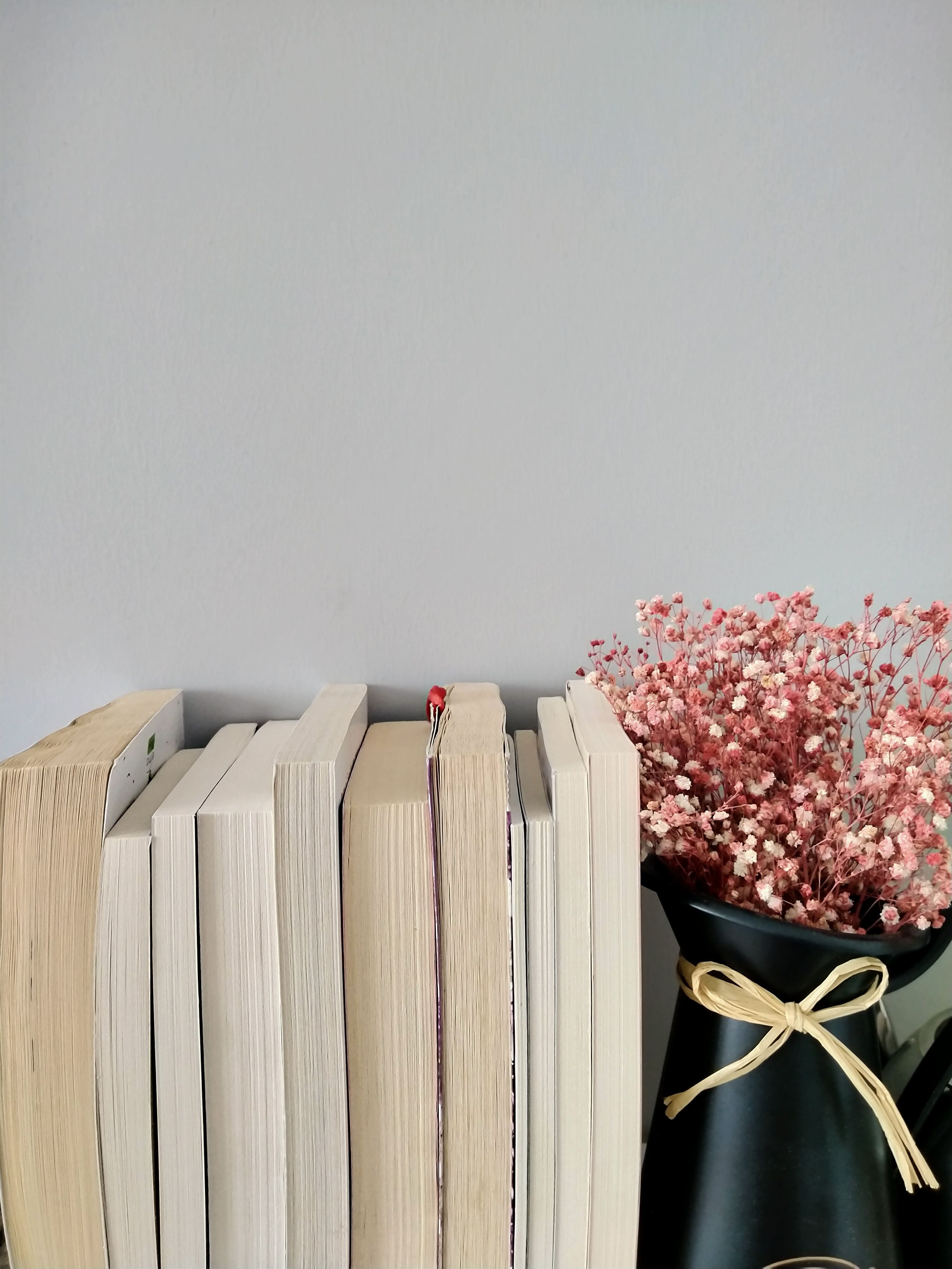 Minimalist Vases on Stack of Books · Free Stock Photo