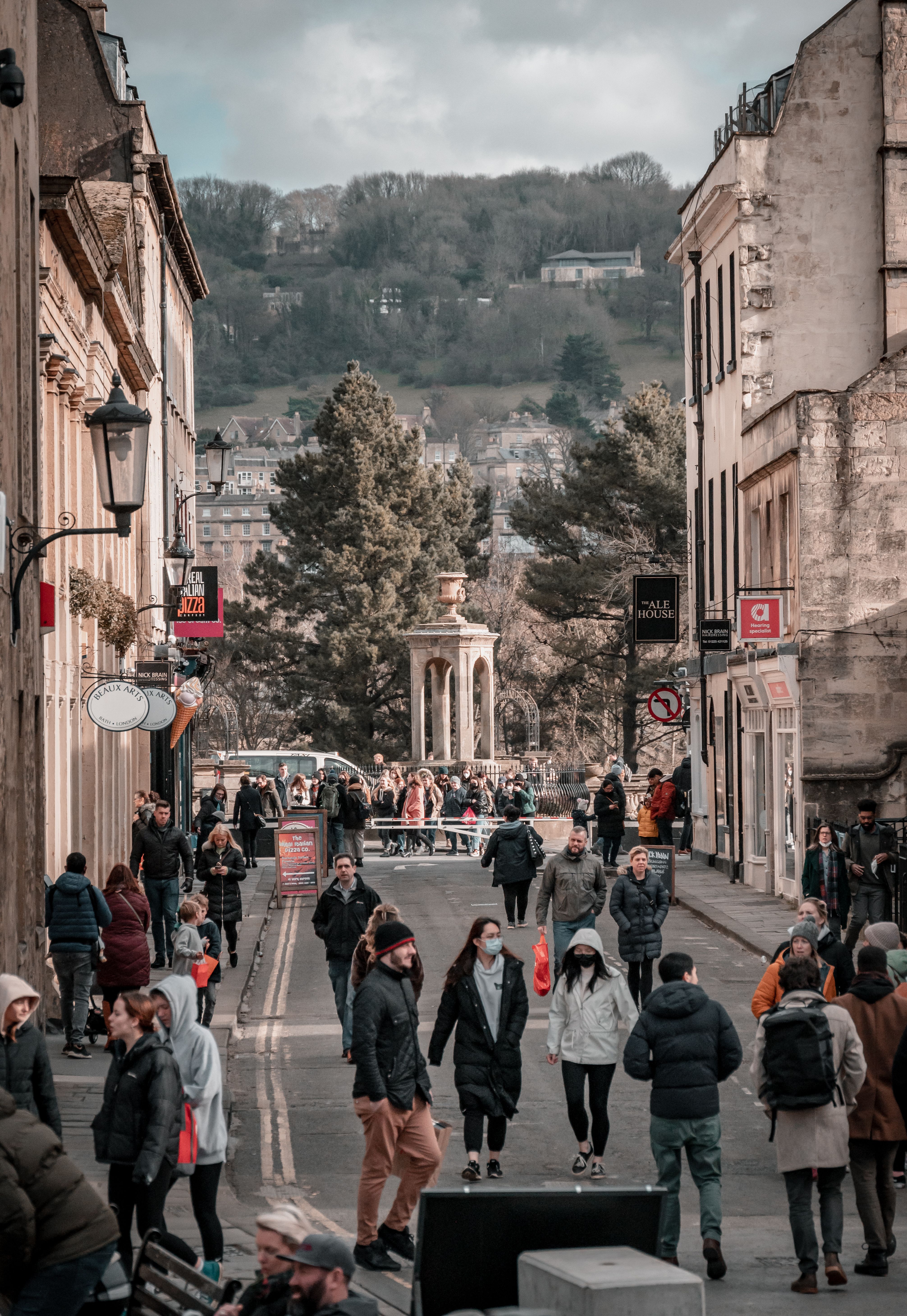 People Walking on a Street · Free Stock Photo