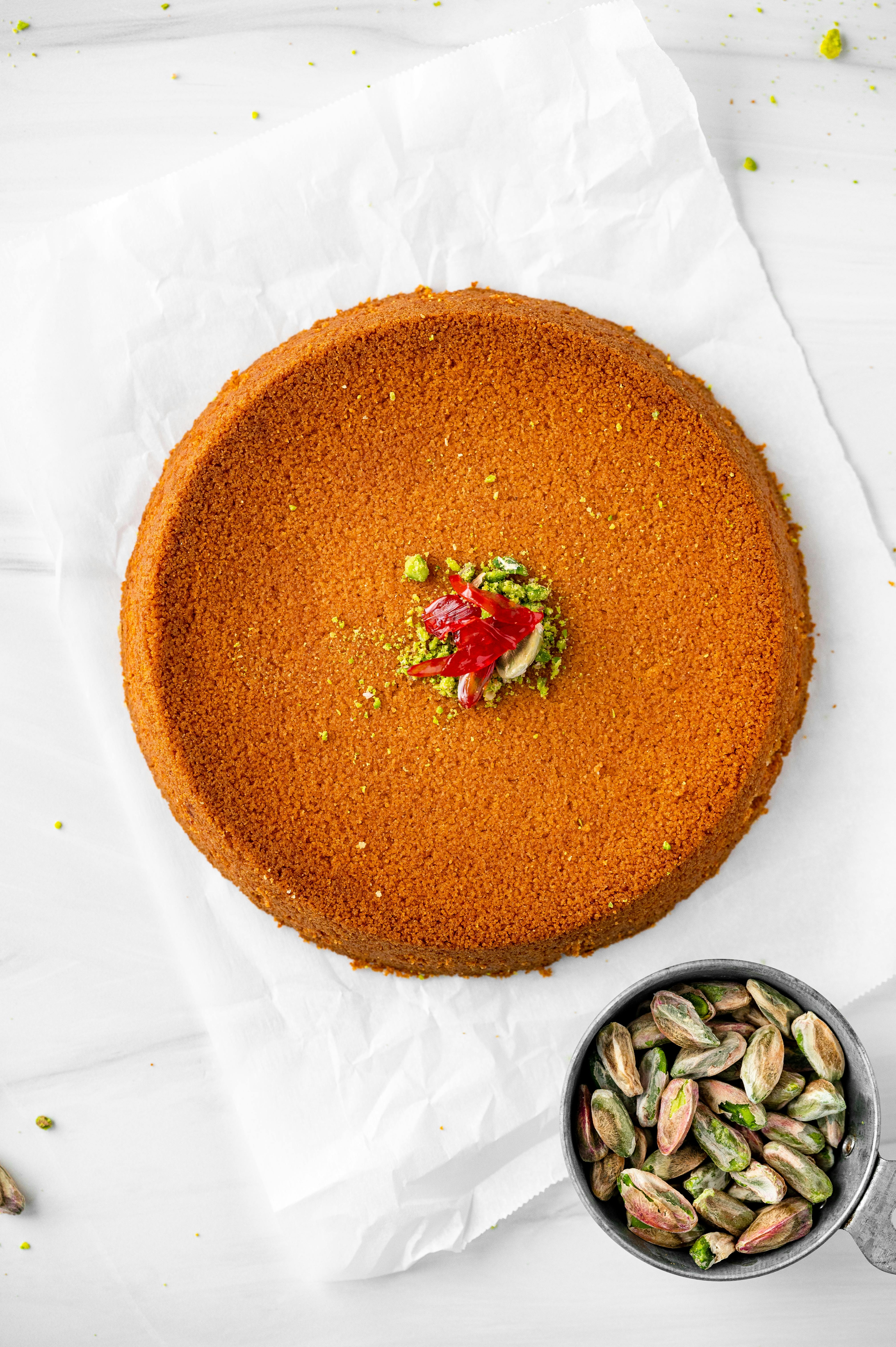 A Brown Round Cake · Free Stock Photo