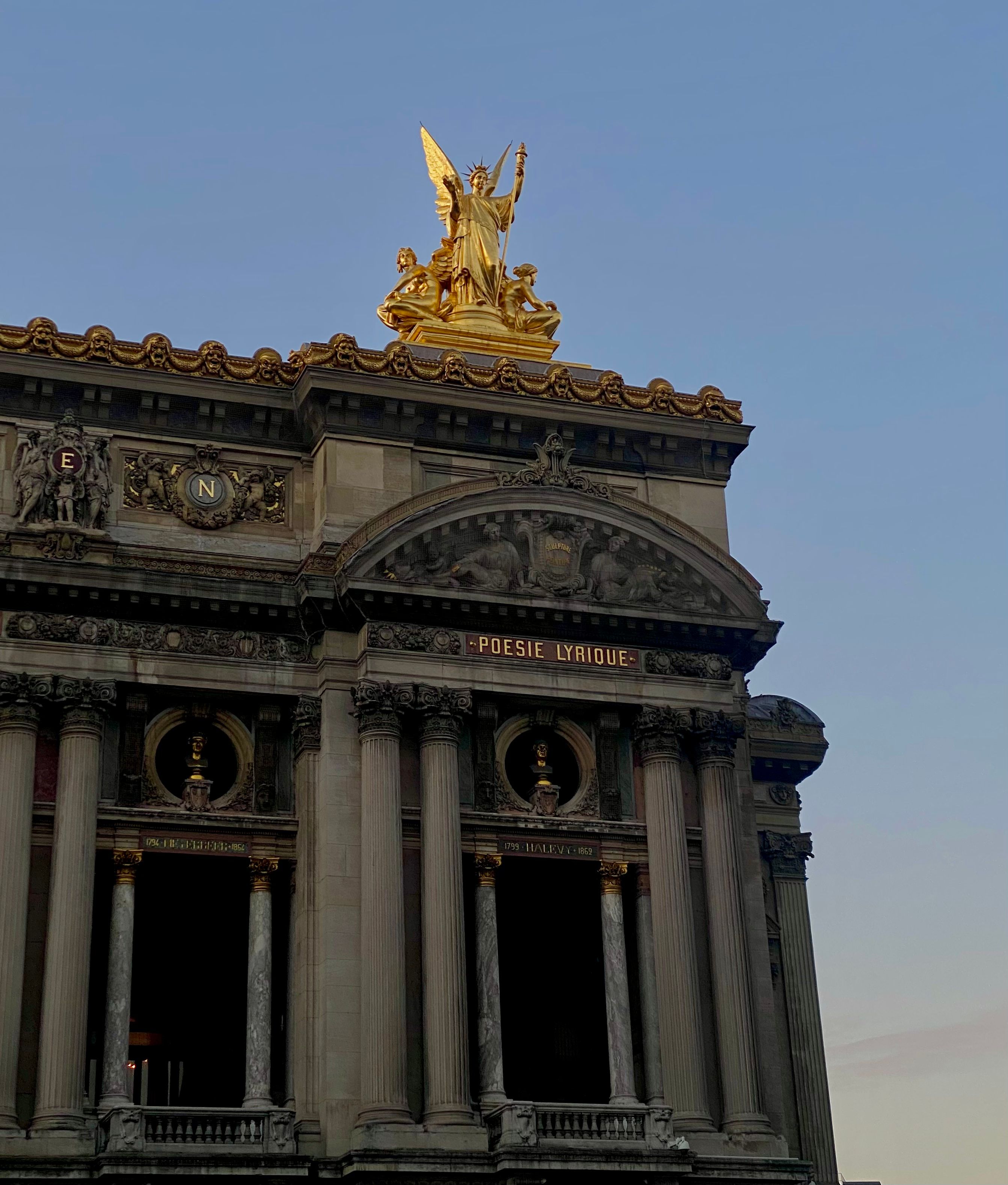 Statues by Wall of Paris Opera · Free Stock Photo