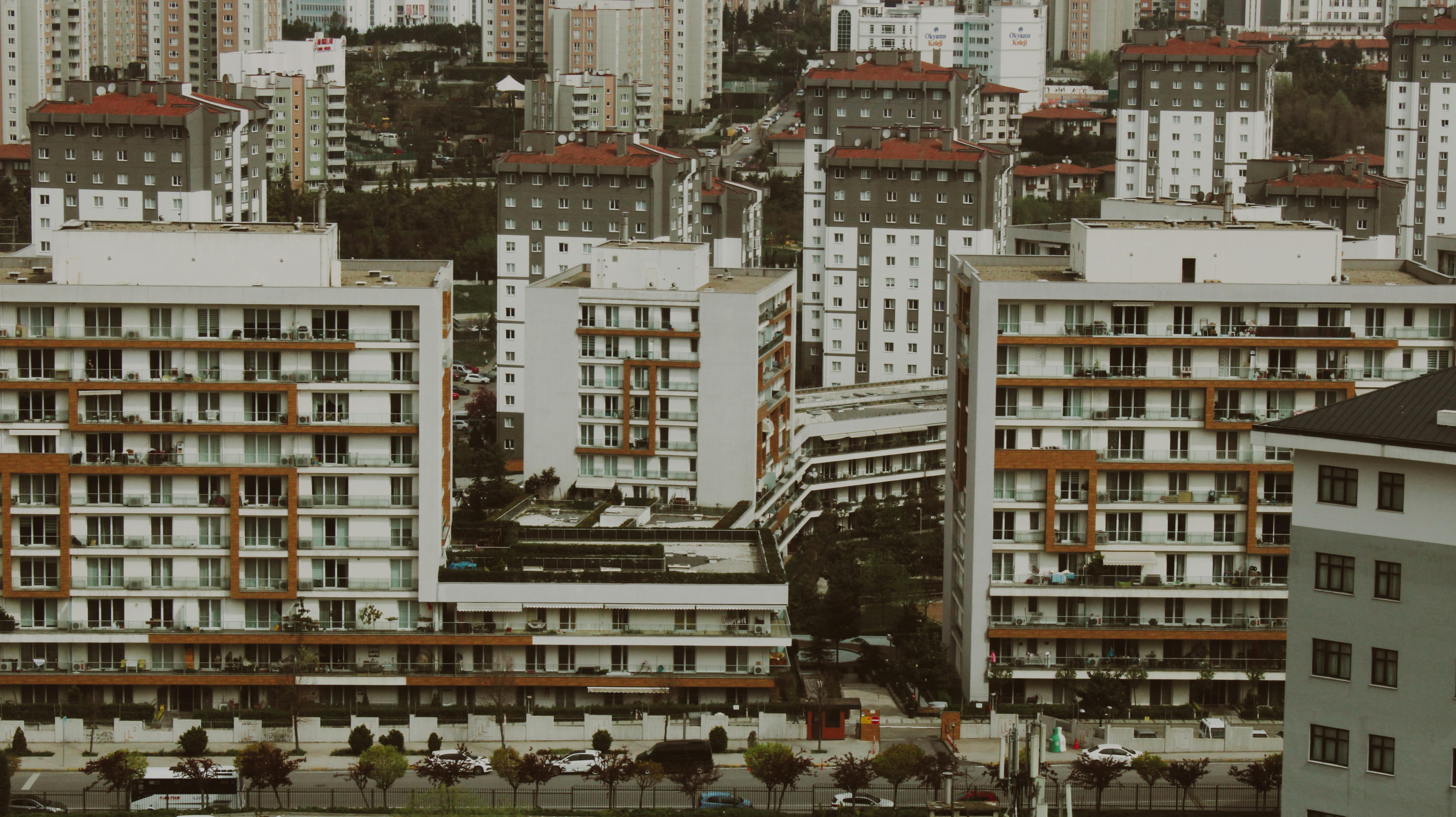 Aerial View of City Buildings · Free Stock Photo