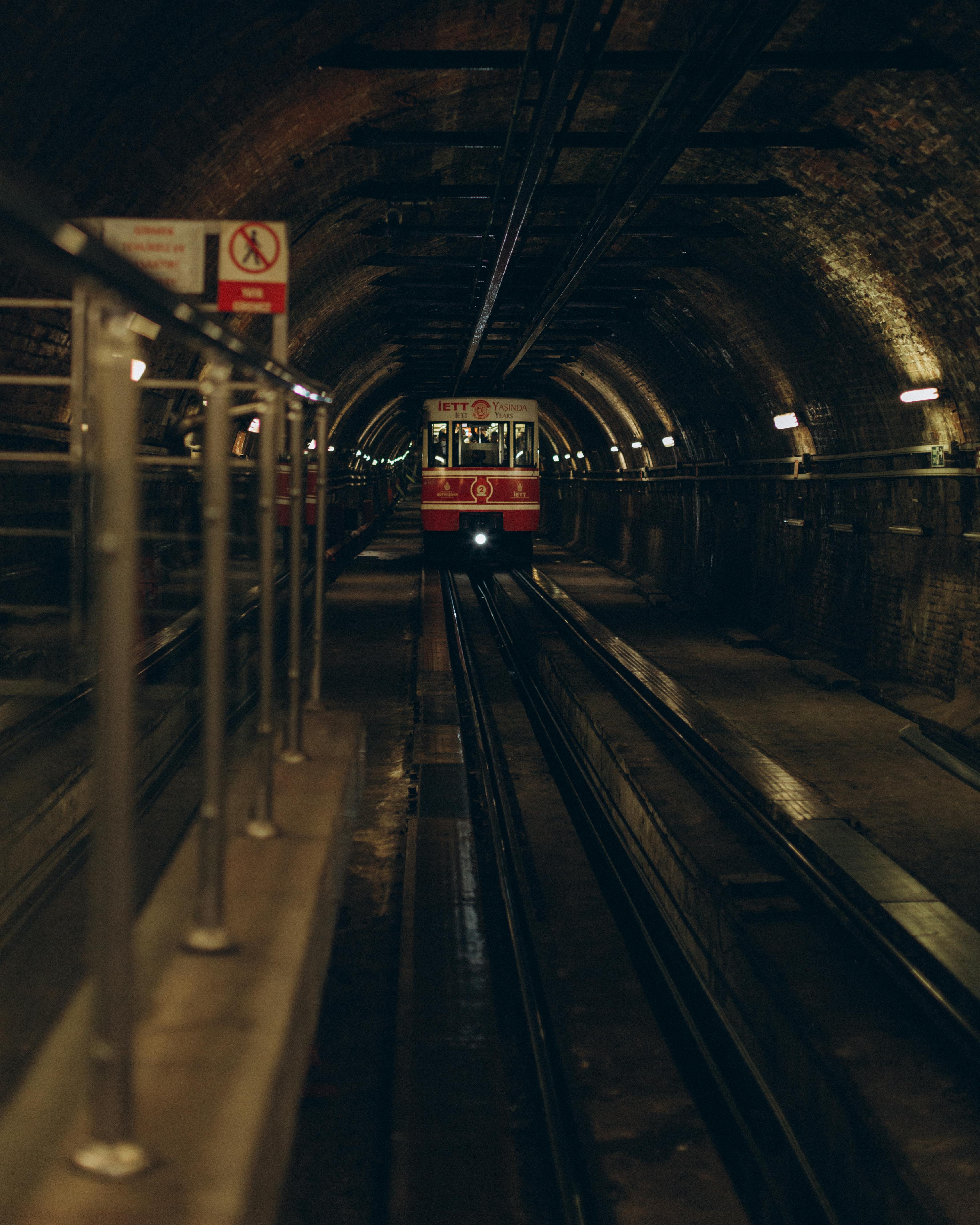 Train Inside a Tunnel · Free Stock Photo