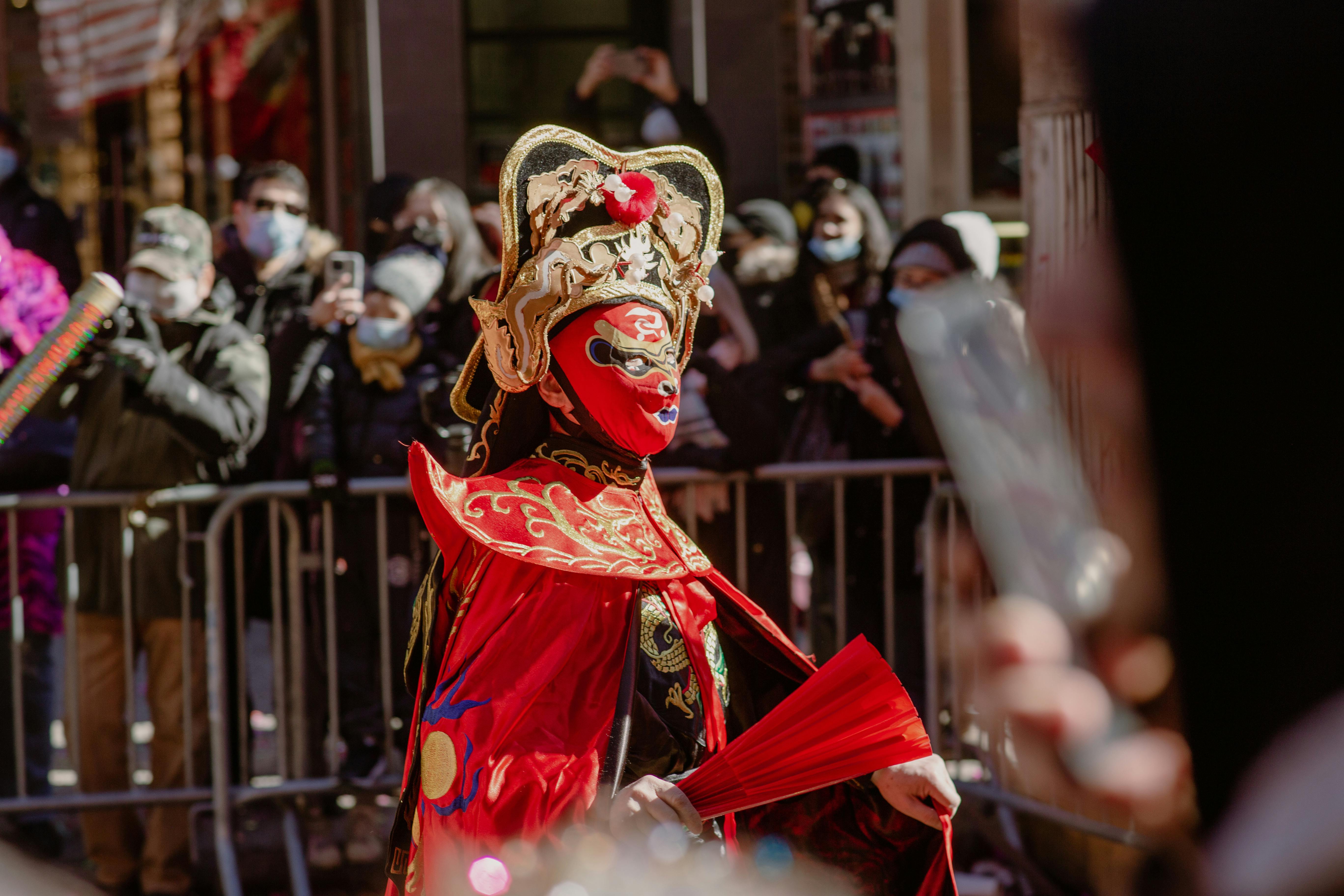 Person in Costume During Carnival · Free Stock Photo