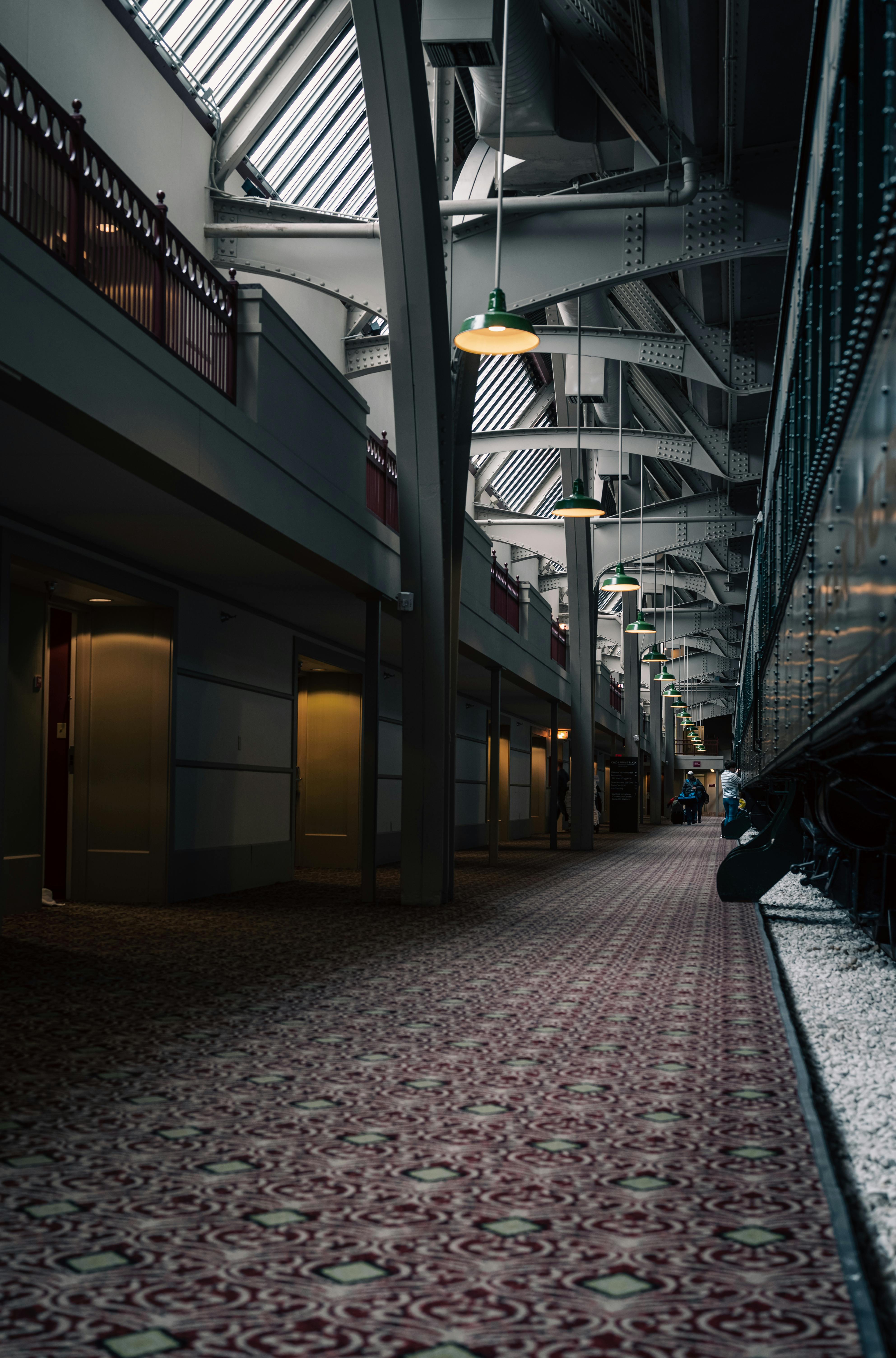 Alley in a Modern Building · Free Stock Photo