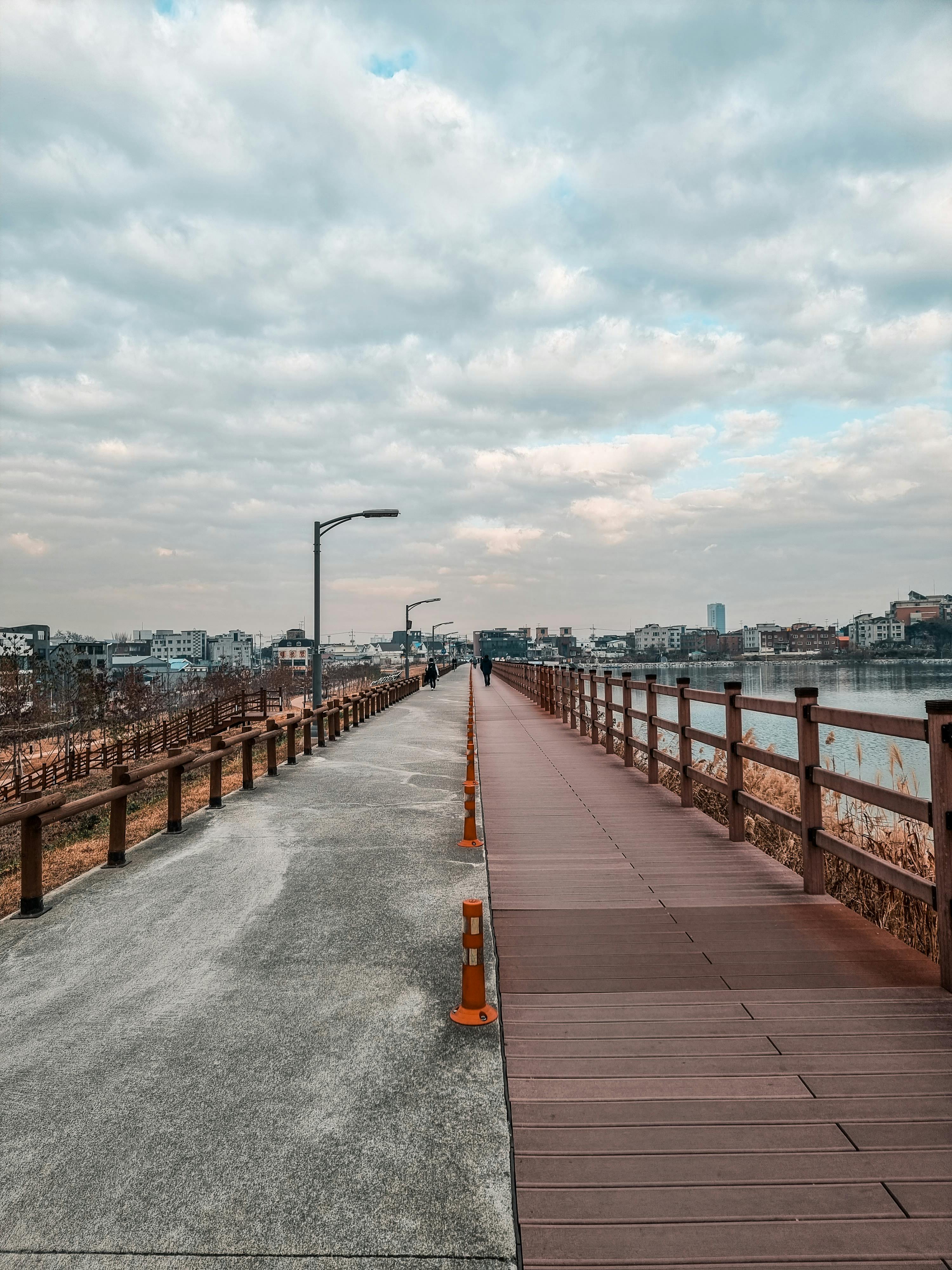 Promenade and a River · Free Stock Photo