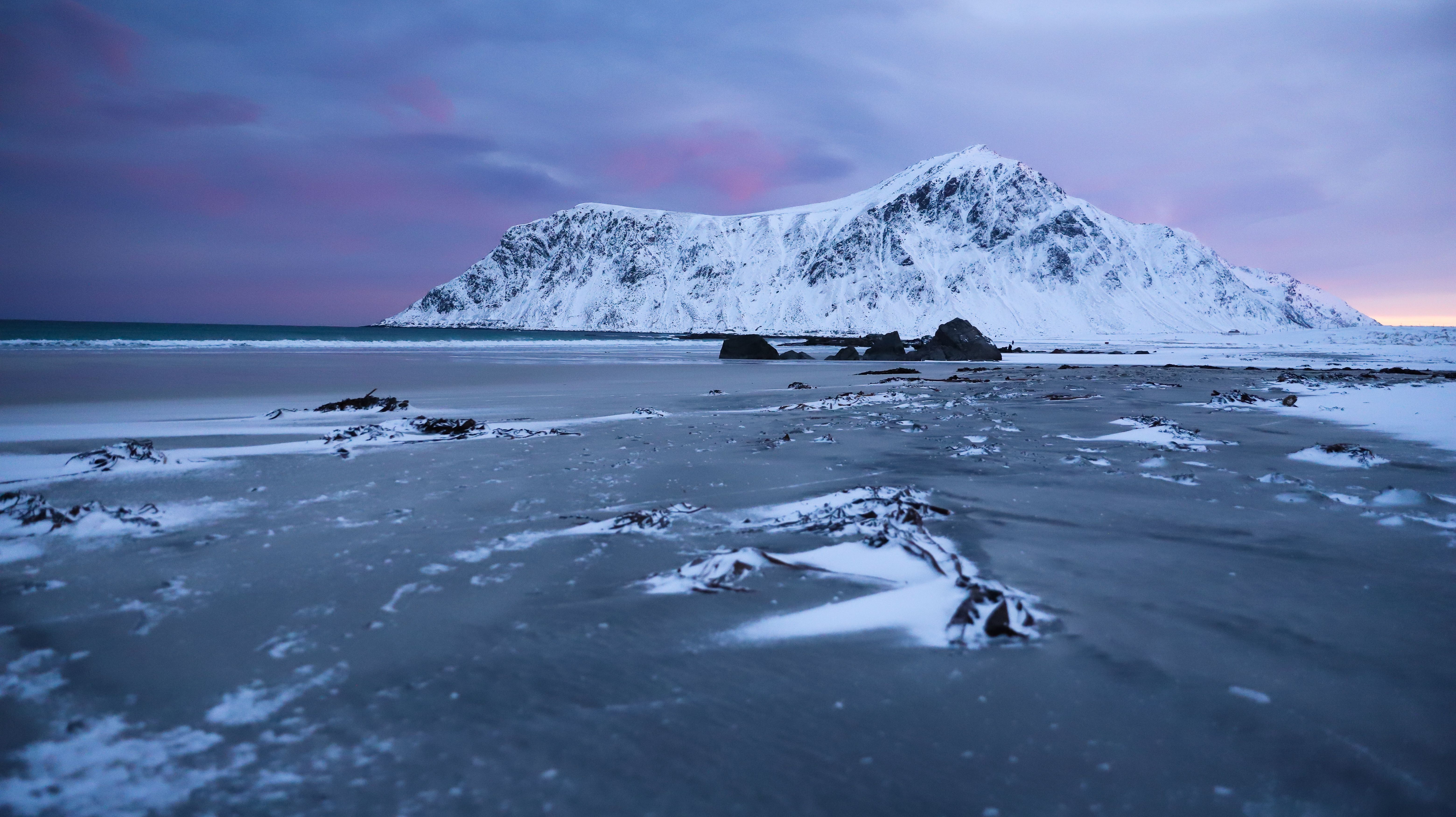 Iceberg in Frozen Water · Free Stock Photo