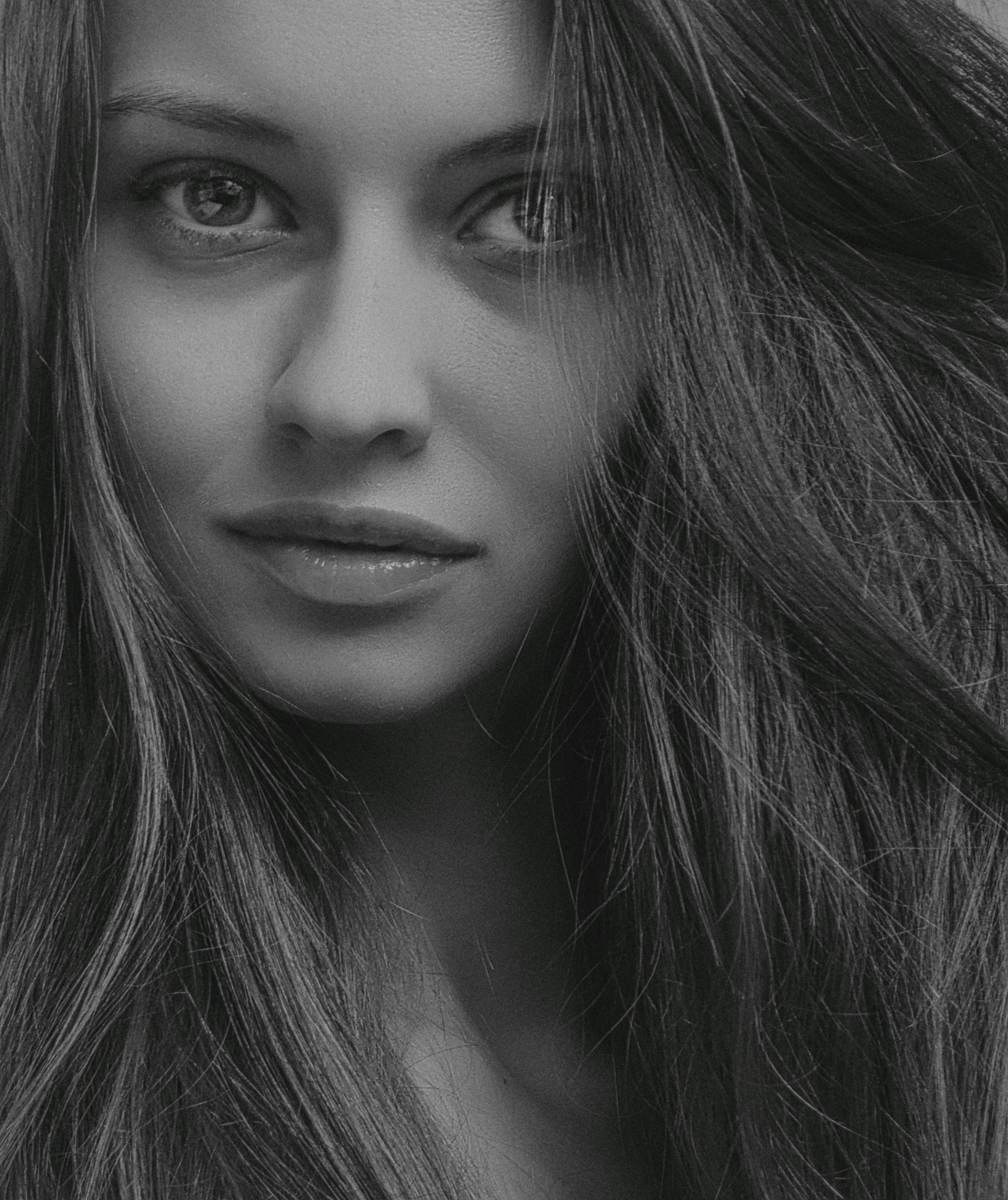 Grayscale Photography Of Woman · Free Stock Photo
