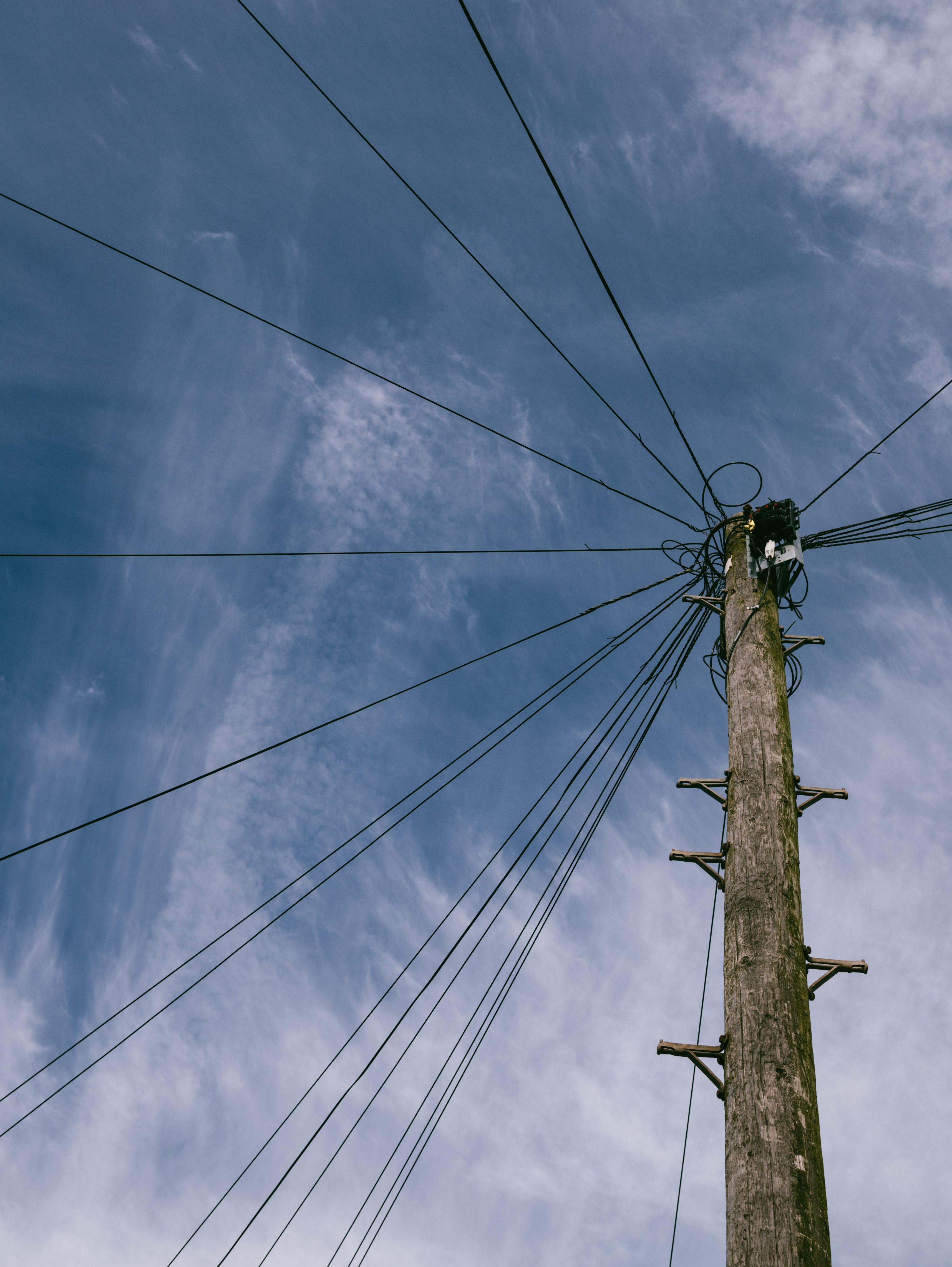 White Metal Poles Under Blue Sky · Free Stock Photo