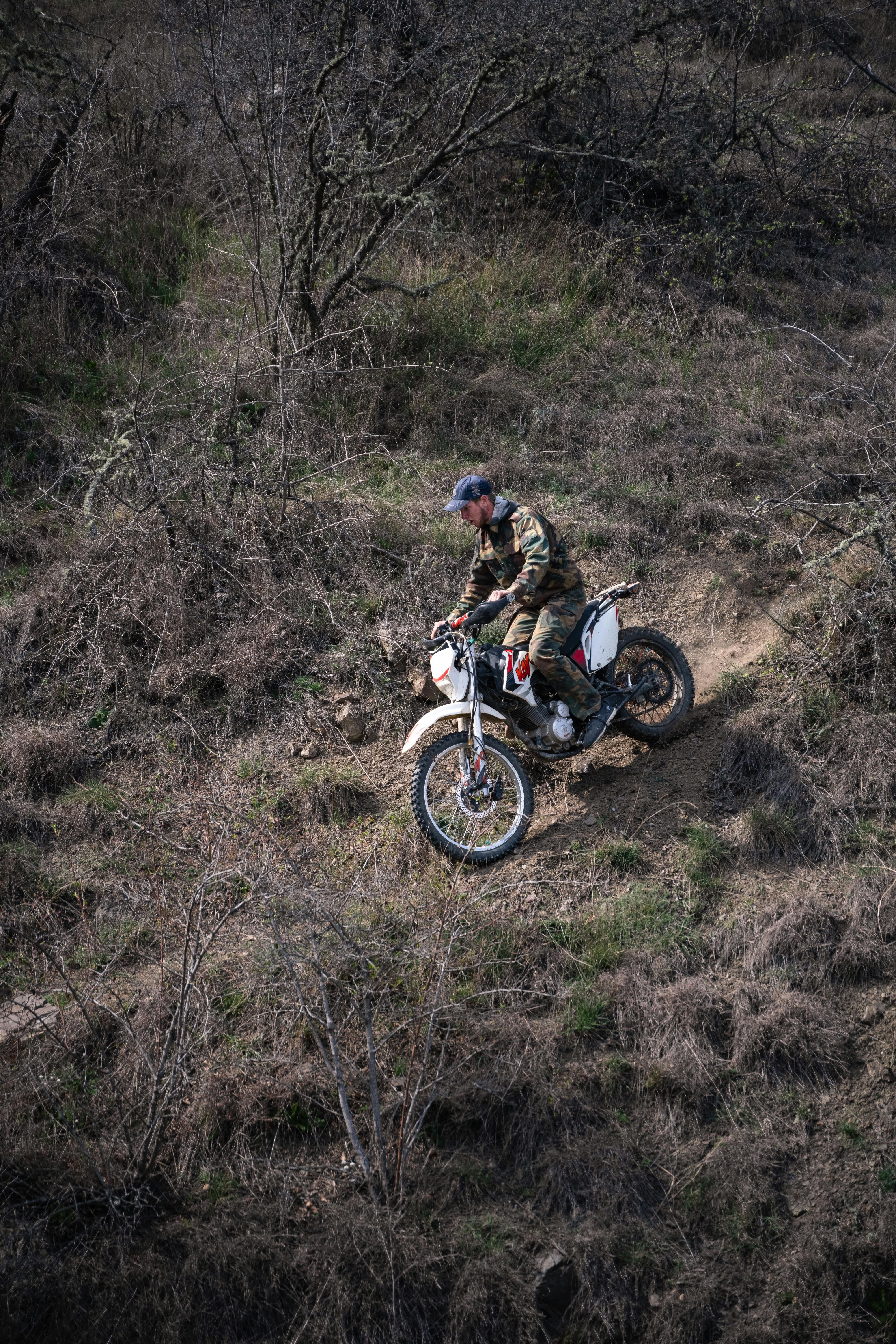 Man Riding Motorcycle Off Road · Free Stock Photo