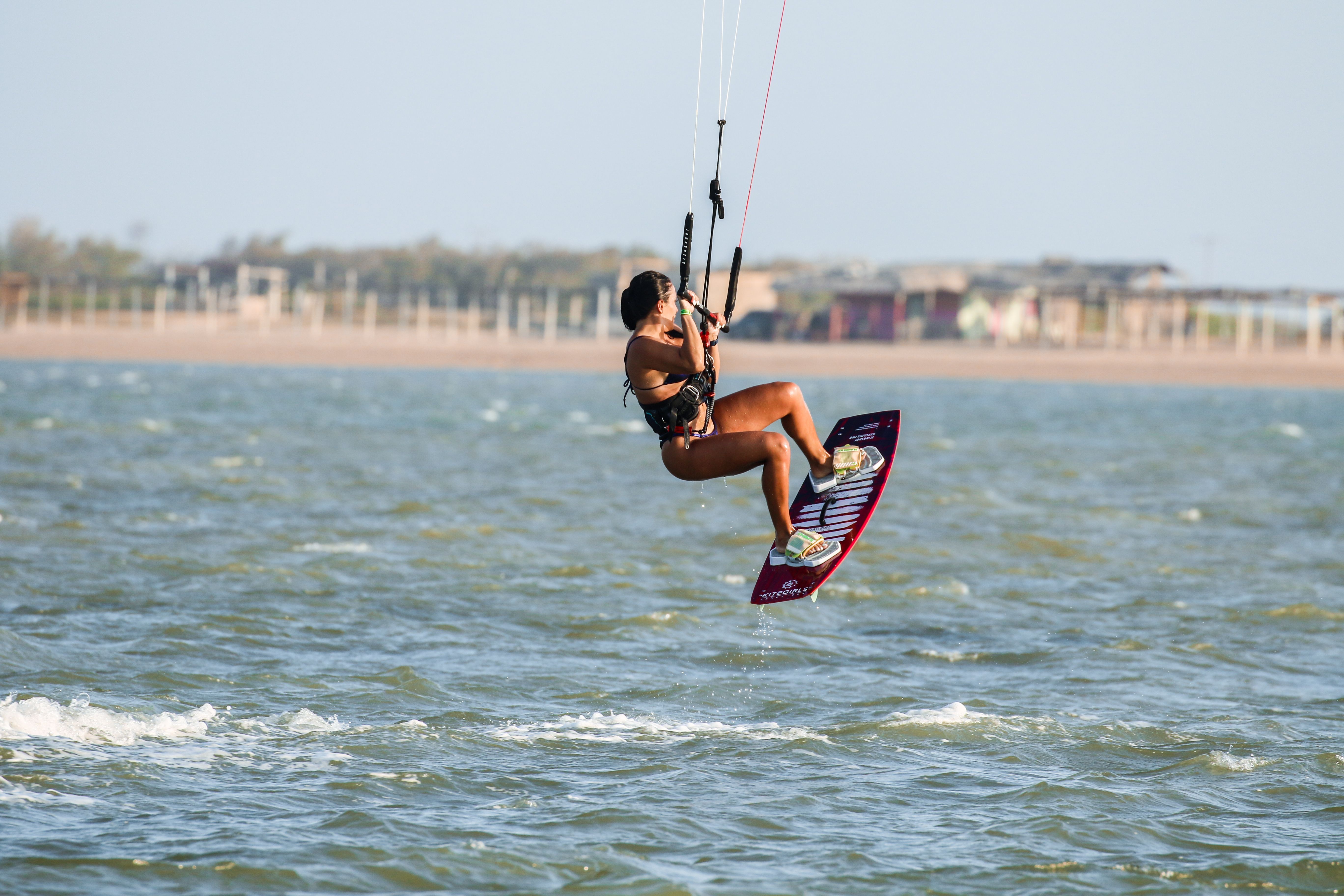 Person on Body of Water Kitesurfing · Free Stock Photo