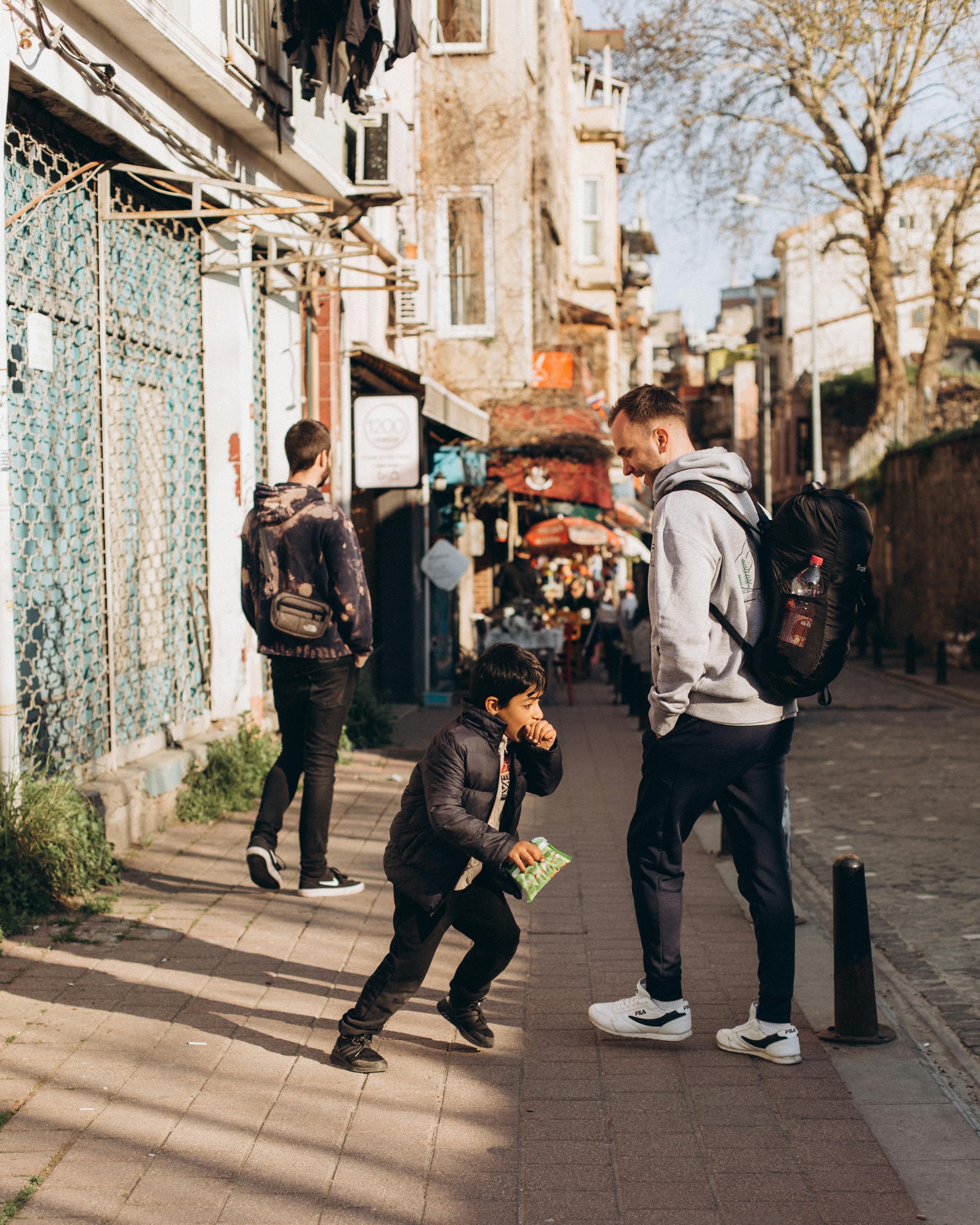 People Walking on the Street · Free Stock Photo