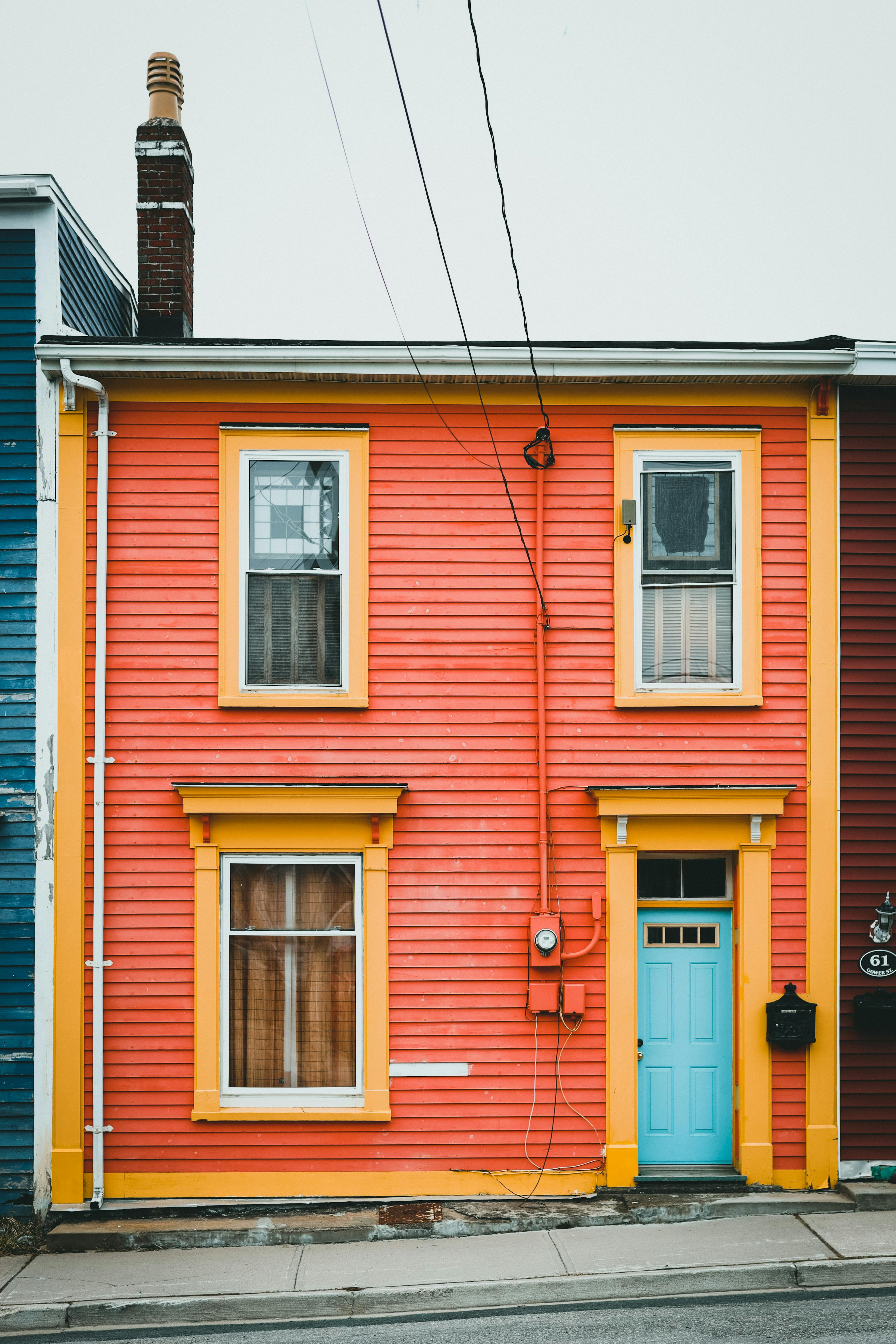 Photo of a Red and Orange House · Free Stock Photo