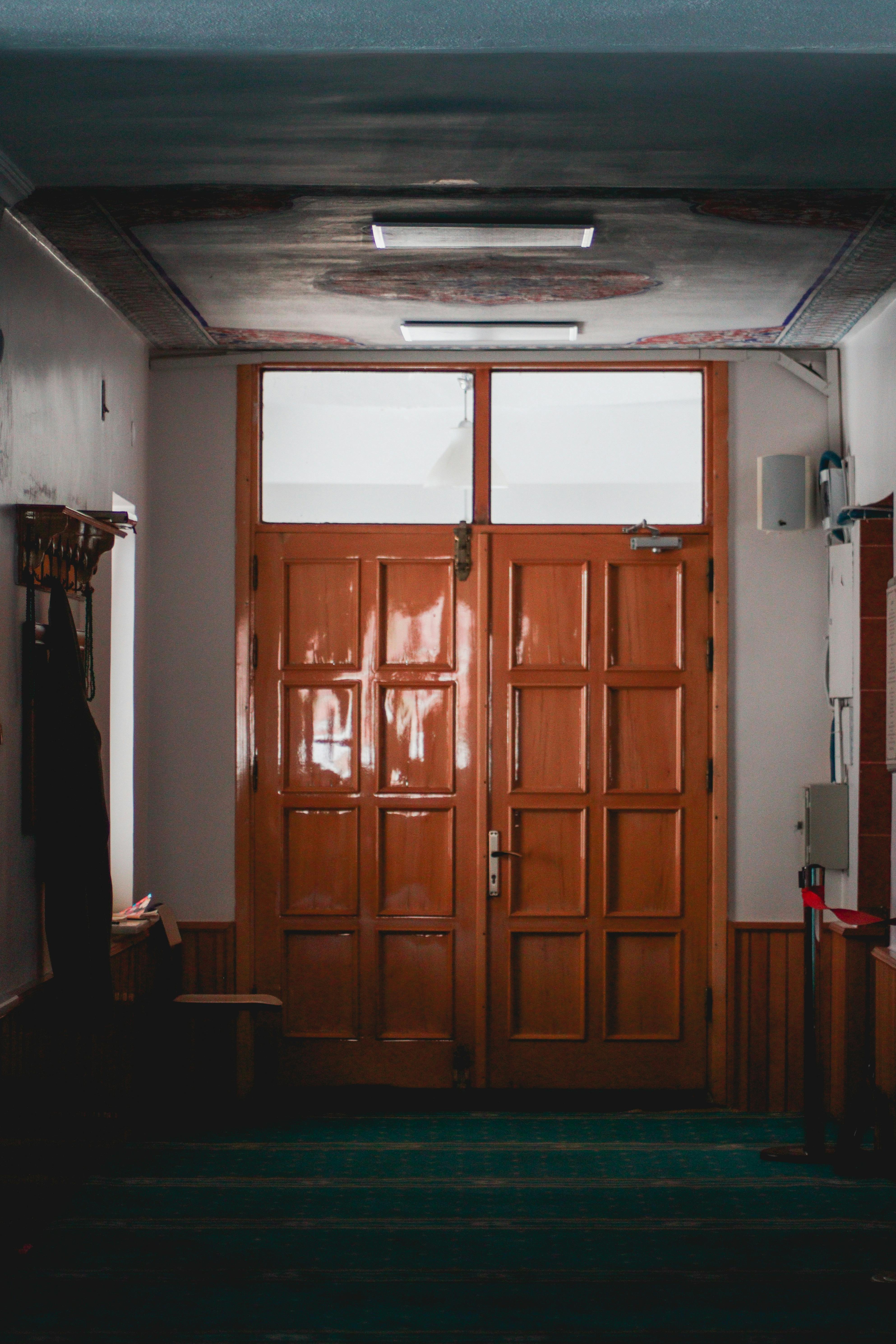Wooden Double-winged Door · Free Stock Photo