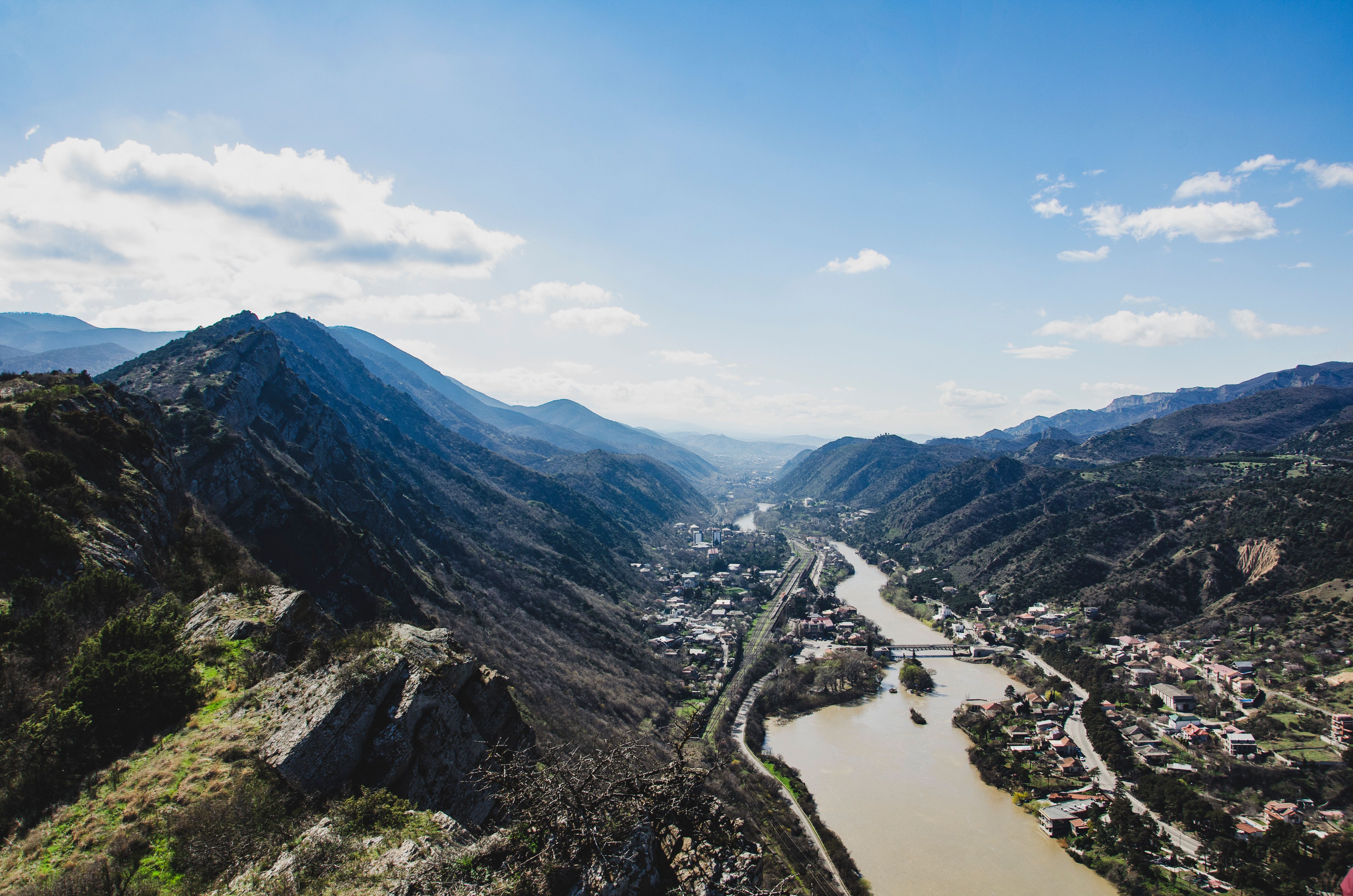 A Town in a Valley · Free Stock Photo