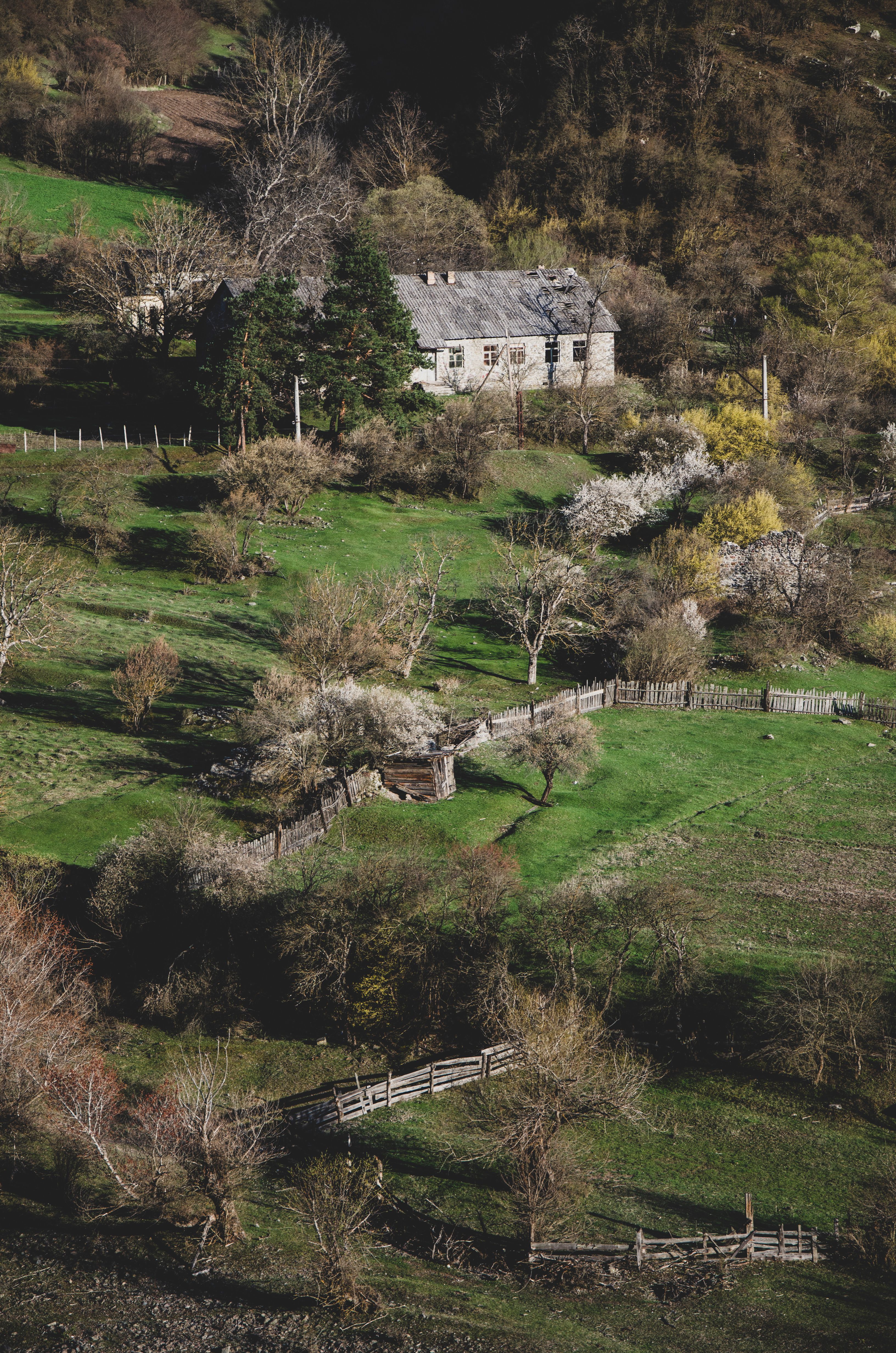 Rural Landscape in Birds Eye View · Free Stock Photo
