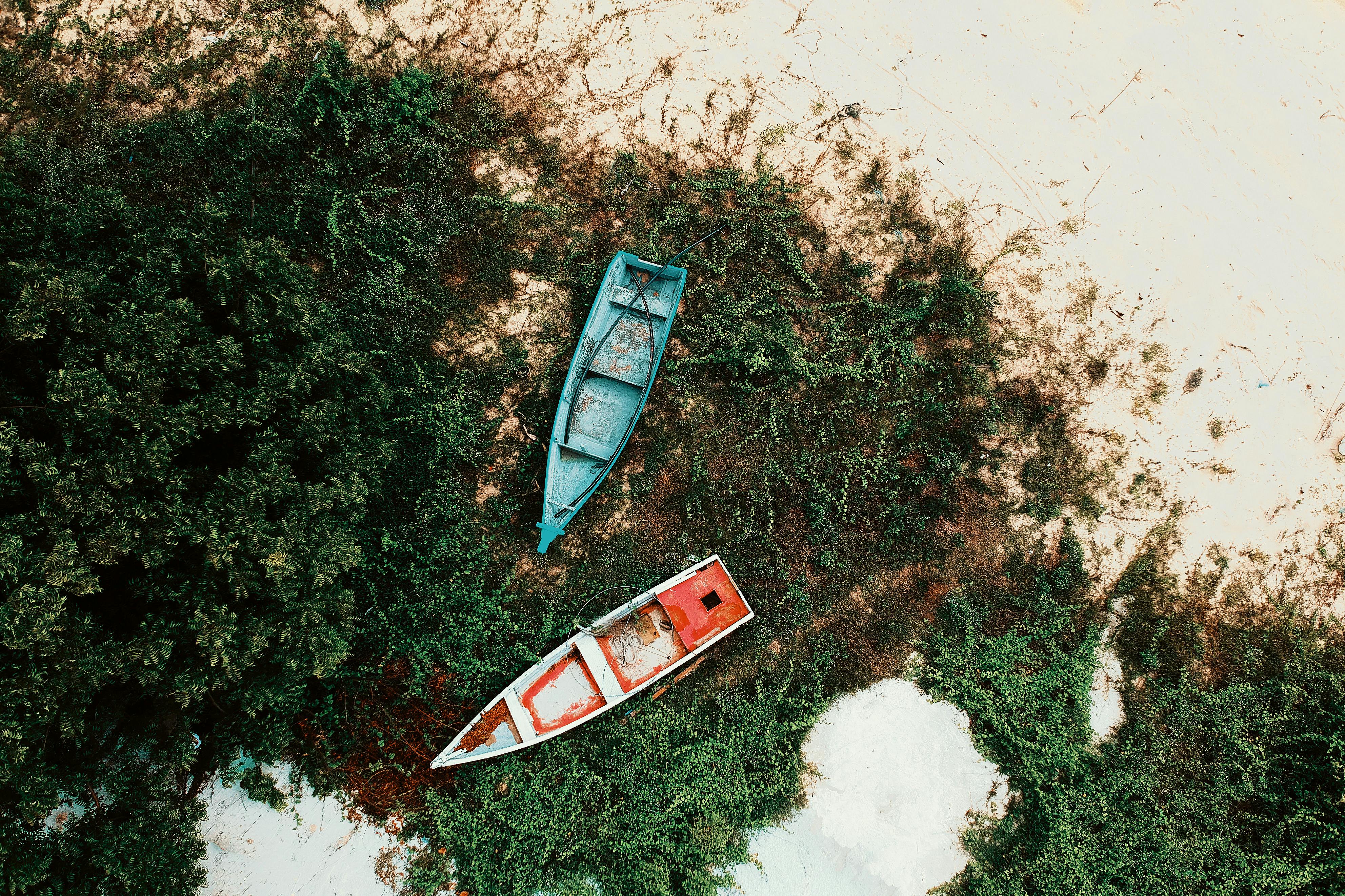 Aerial View of Boat Dock · Free Stock Photo