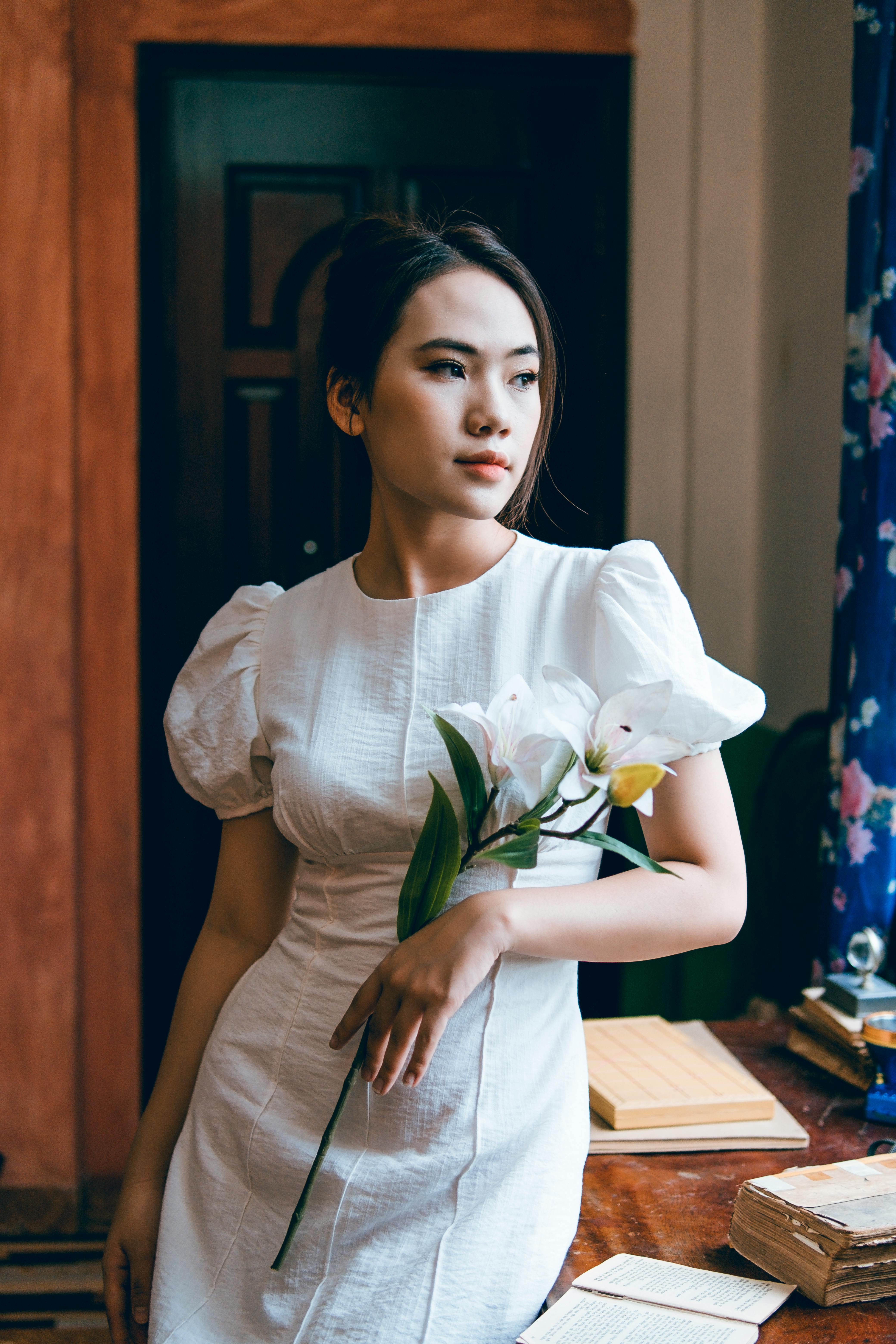 Photo of a Woman Thinking · Free Stock Photo