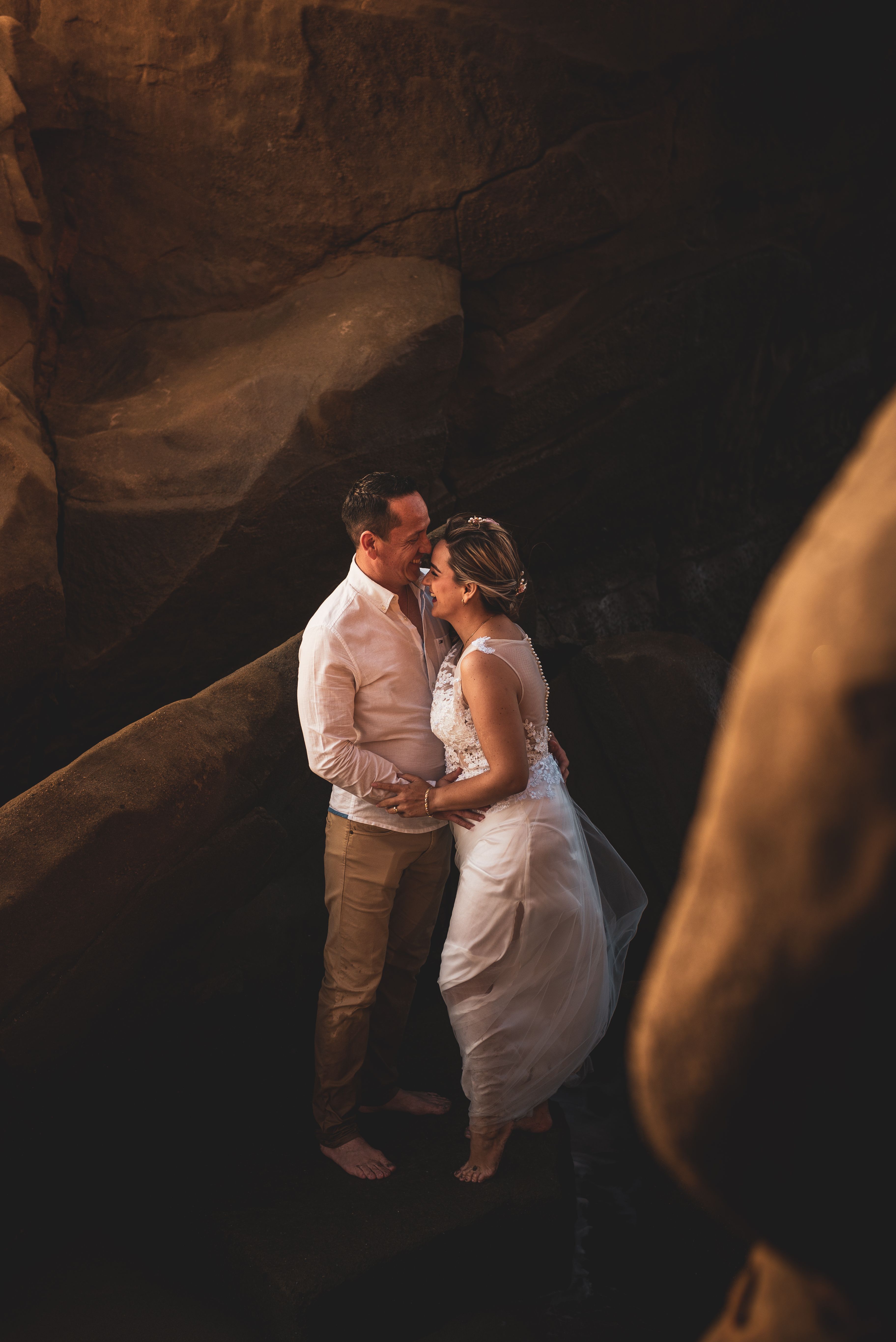 A Sweet Couple in Prenuptial Shoot · Free Stock Photo
