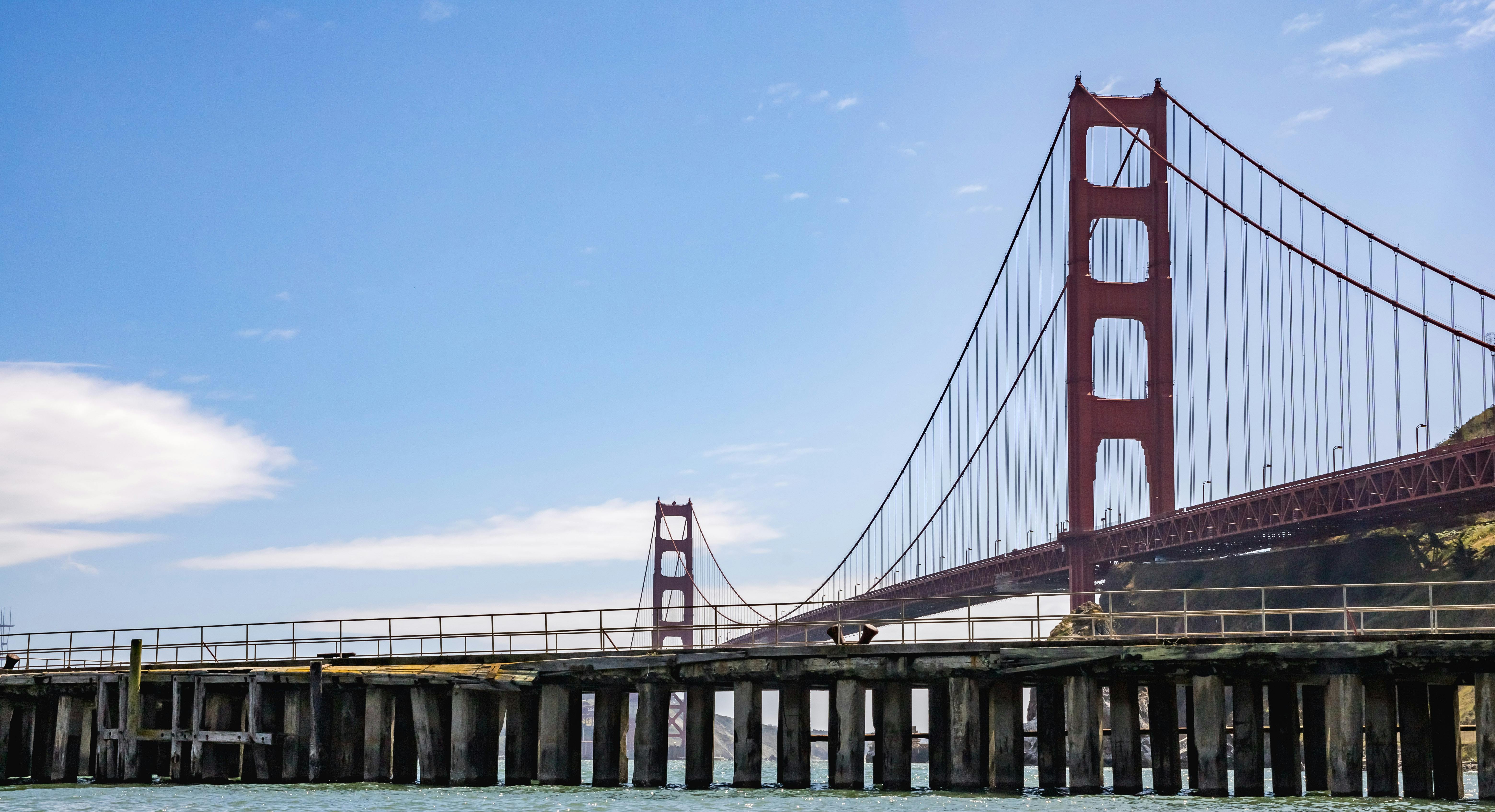 Golden Gate Bridge Under Blue Sky · Free Stock Photo