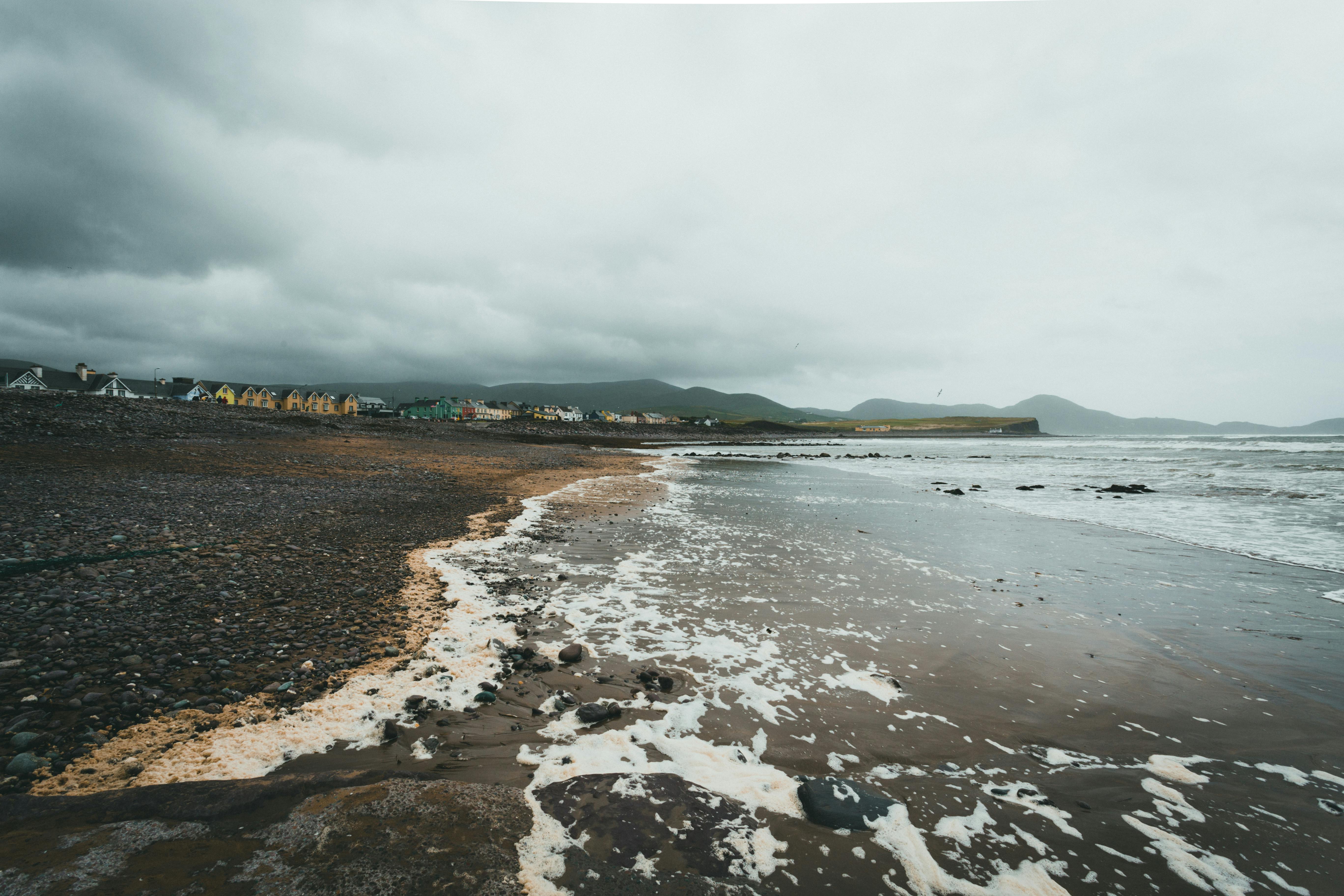 Overcast over Sea Shore · Free Stock Photo