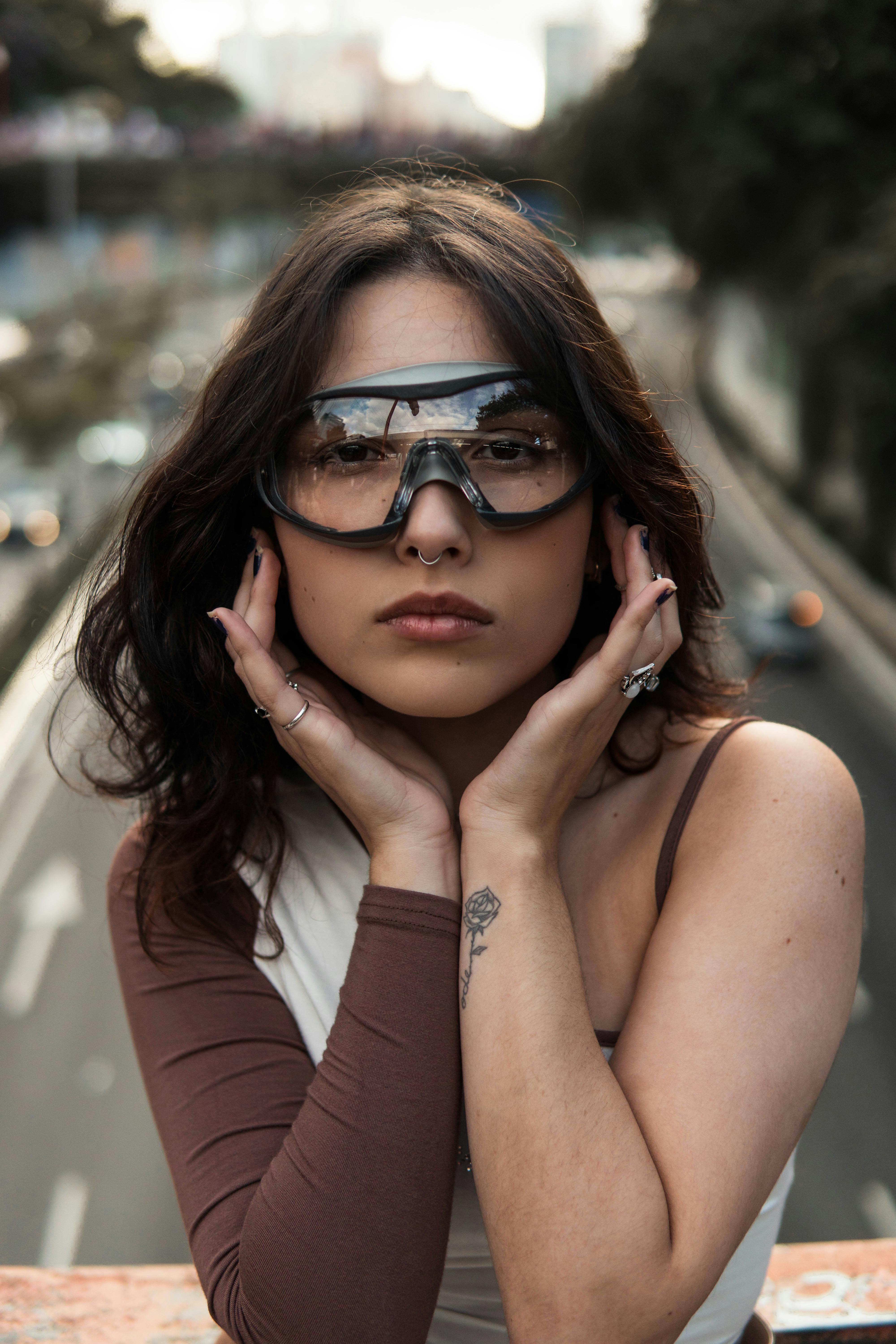 A Beautiful Woman with Piercings · Free Stock Photo