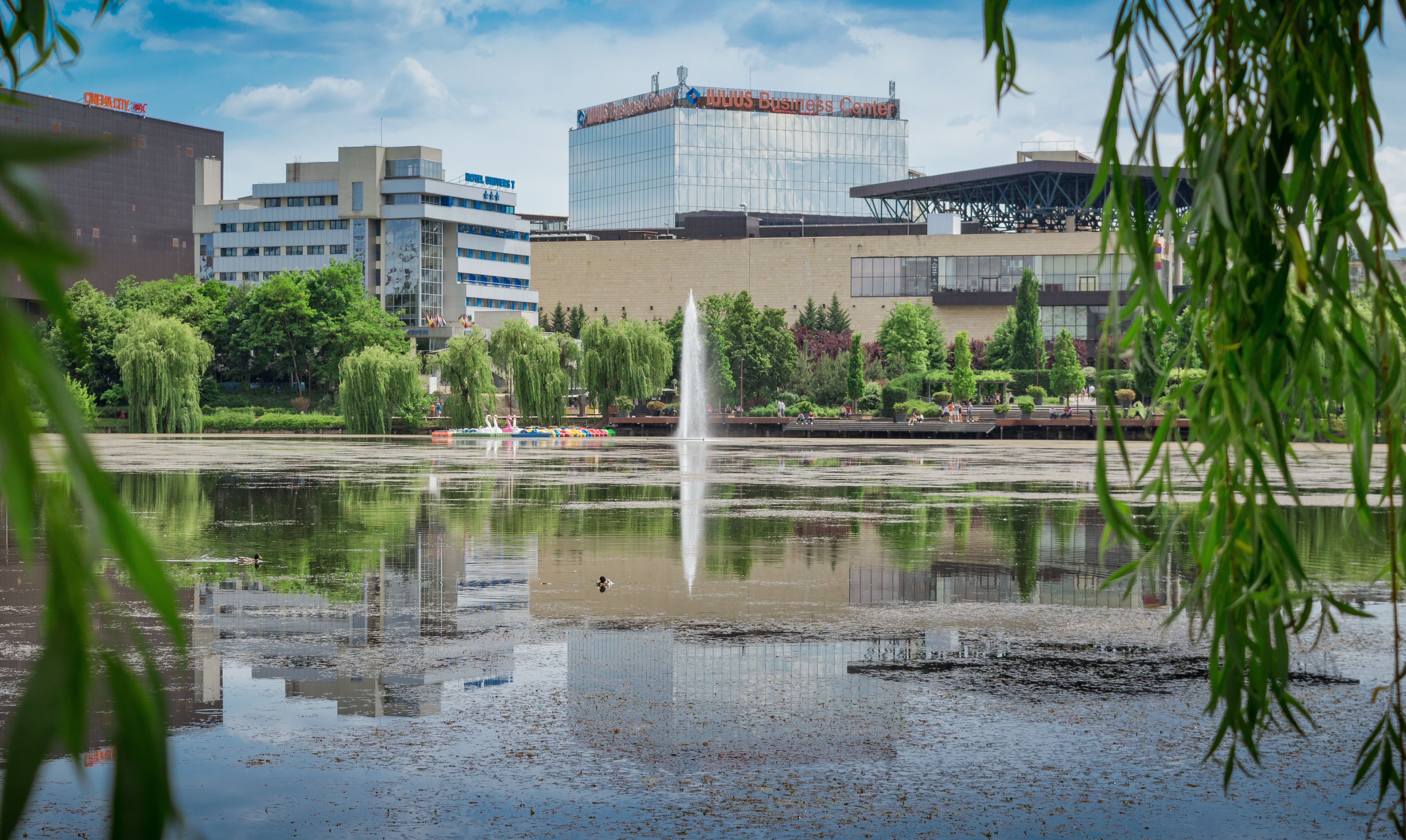 A Pond in a City · Free Stock Photo