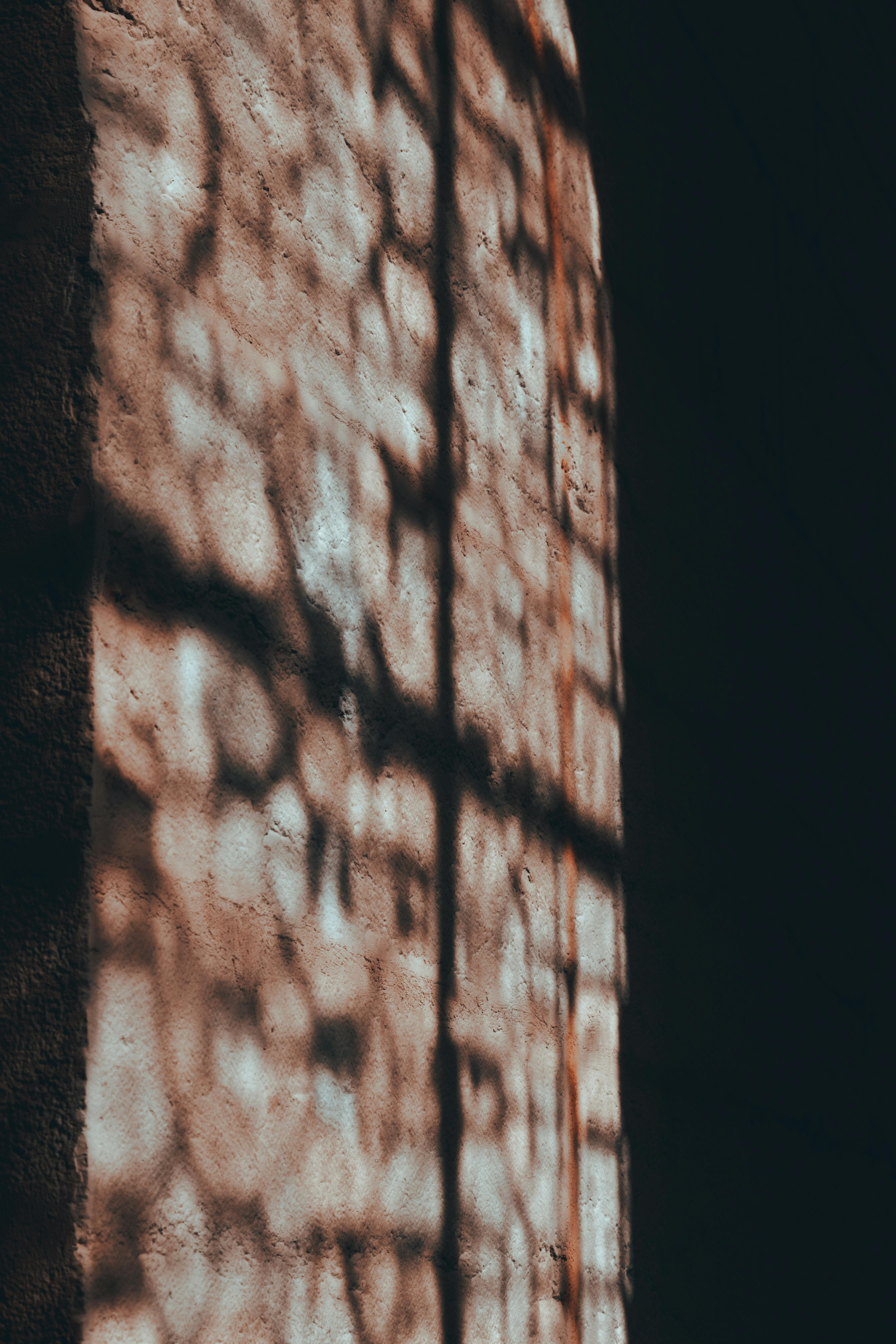 Abstract Shadow Patterns on Textured Wall · Free Stock Photo