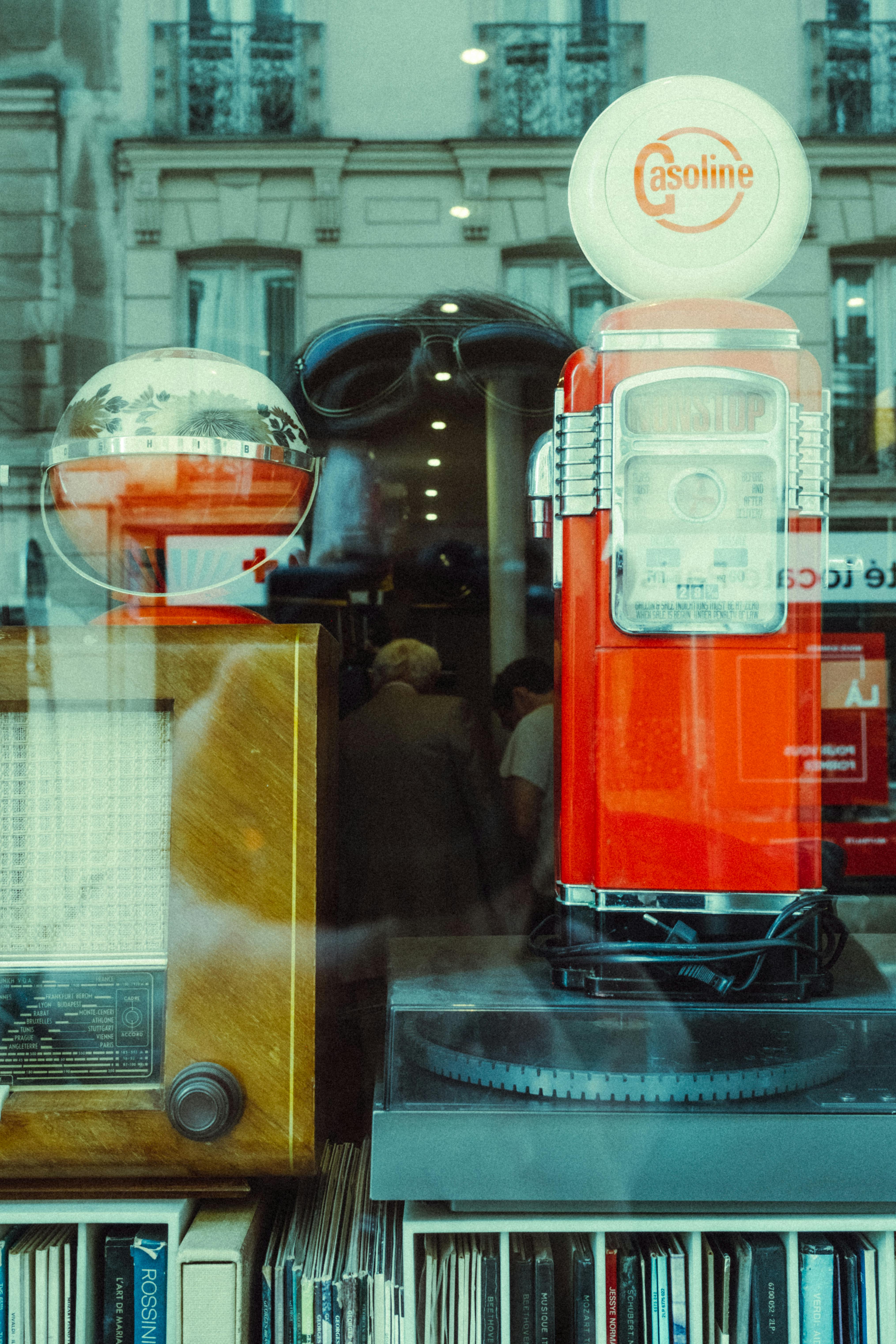 Objects Behind a Store Window · Free Stock Photo