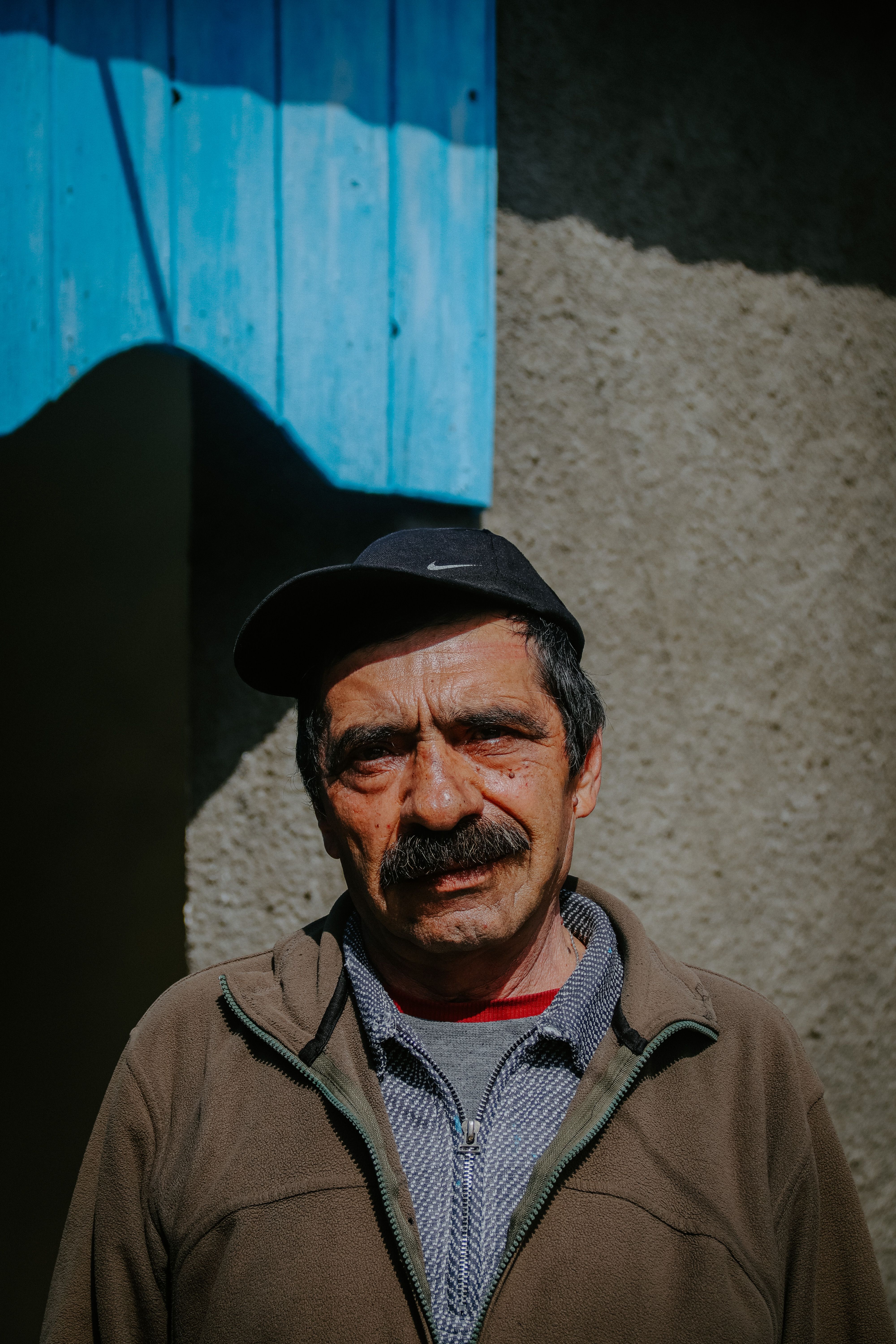 Man with Mustache Wearing a Cap · Free Stock Photo