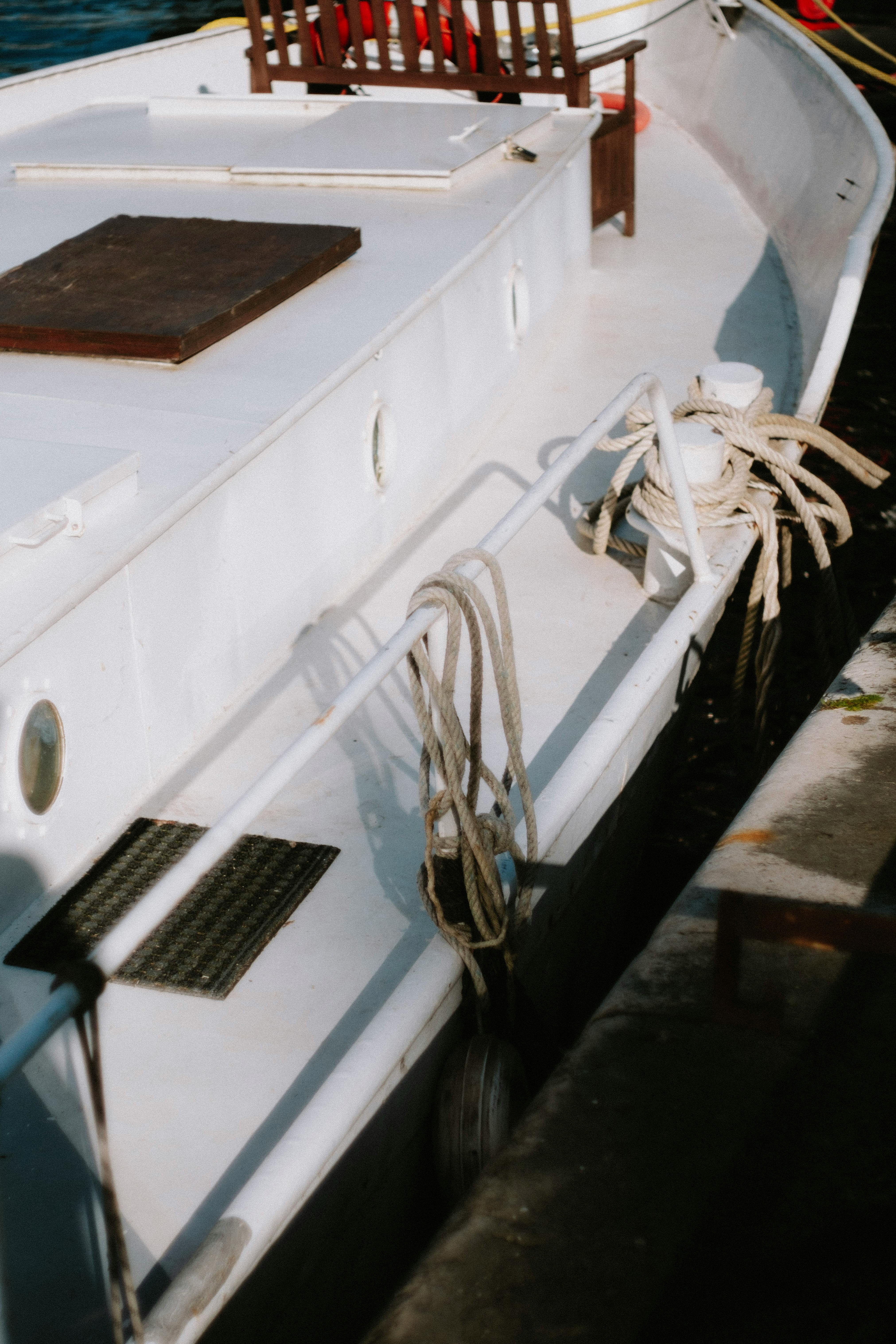 Photo of a Moored Boat · Free Stock Photo