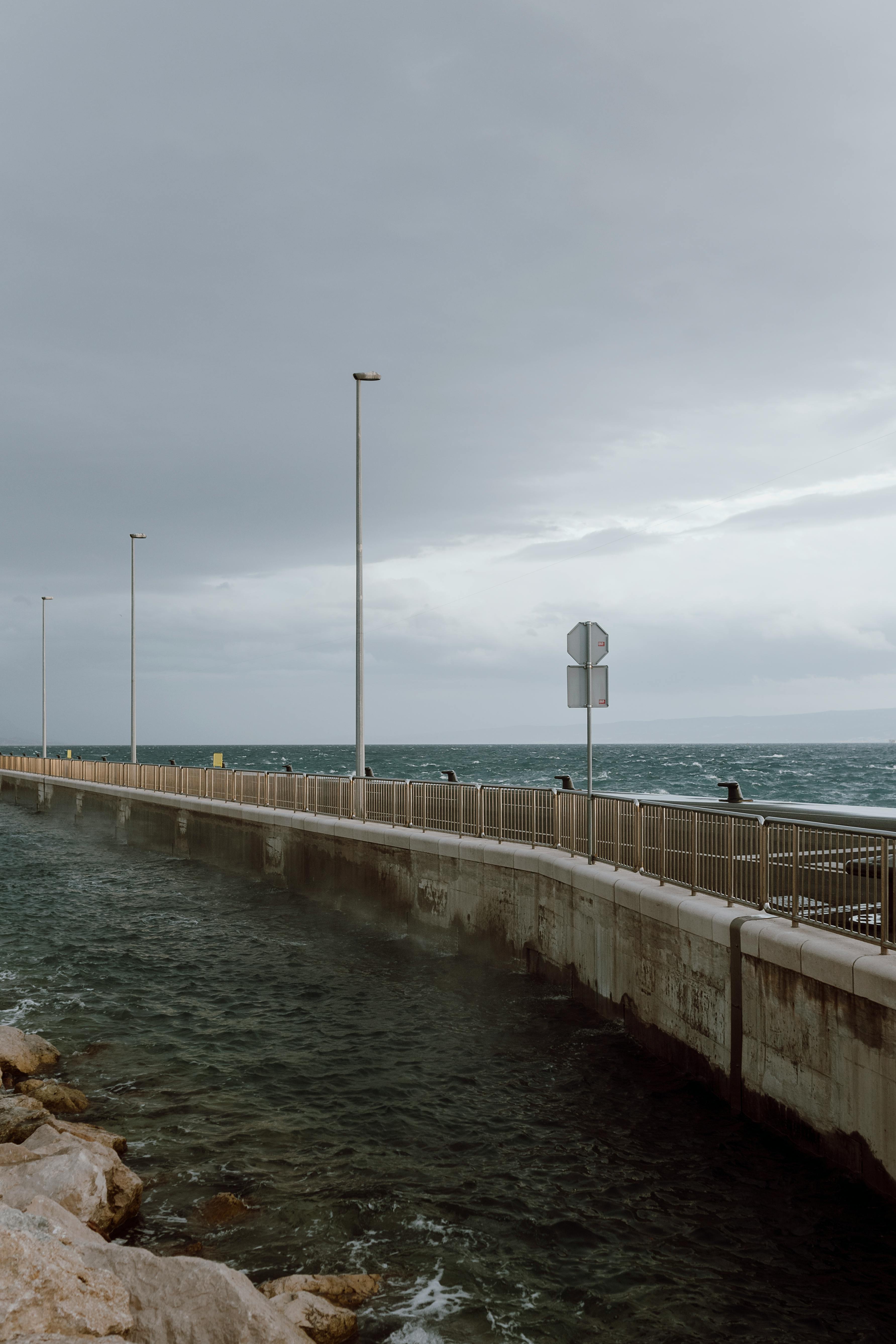 Concrete Bridge on Water · Free Stock Photo
