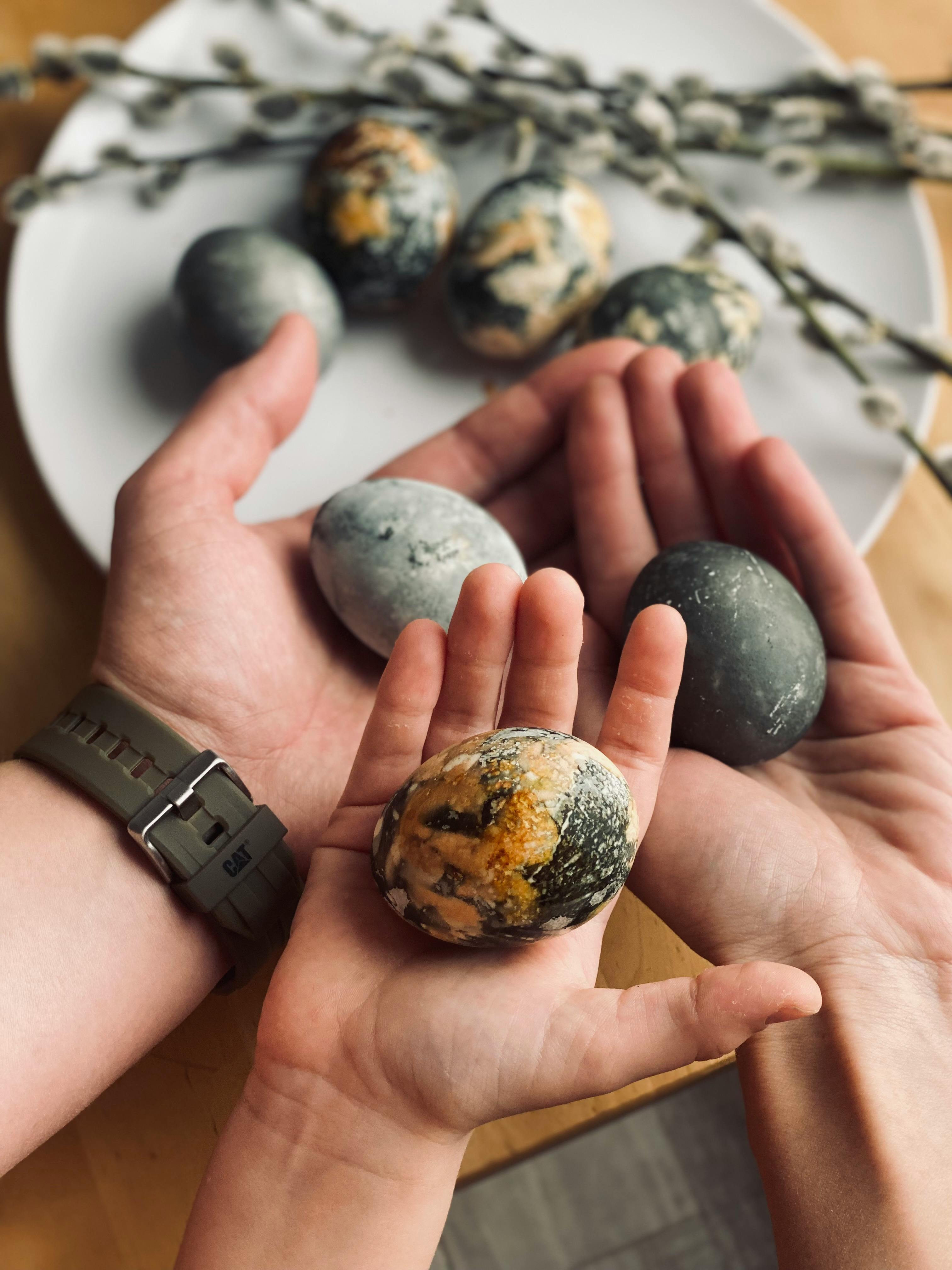 Cup of Tea Beside Easter Eggs · Free Stock Photo