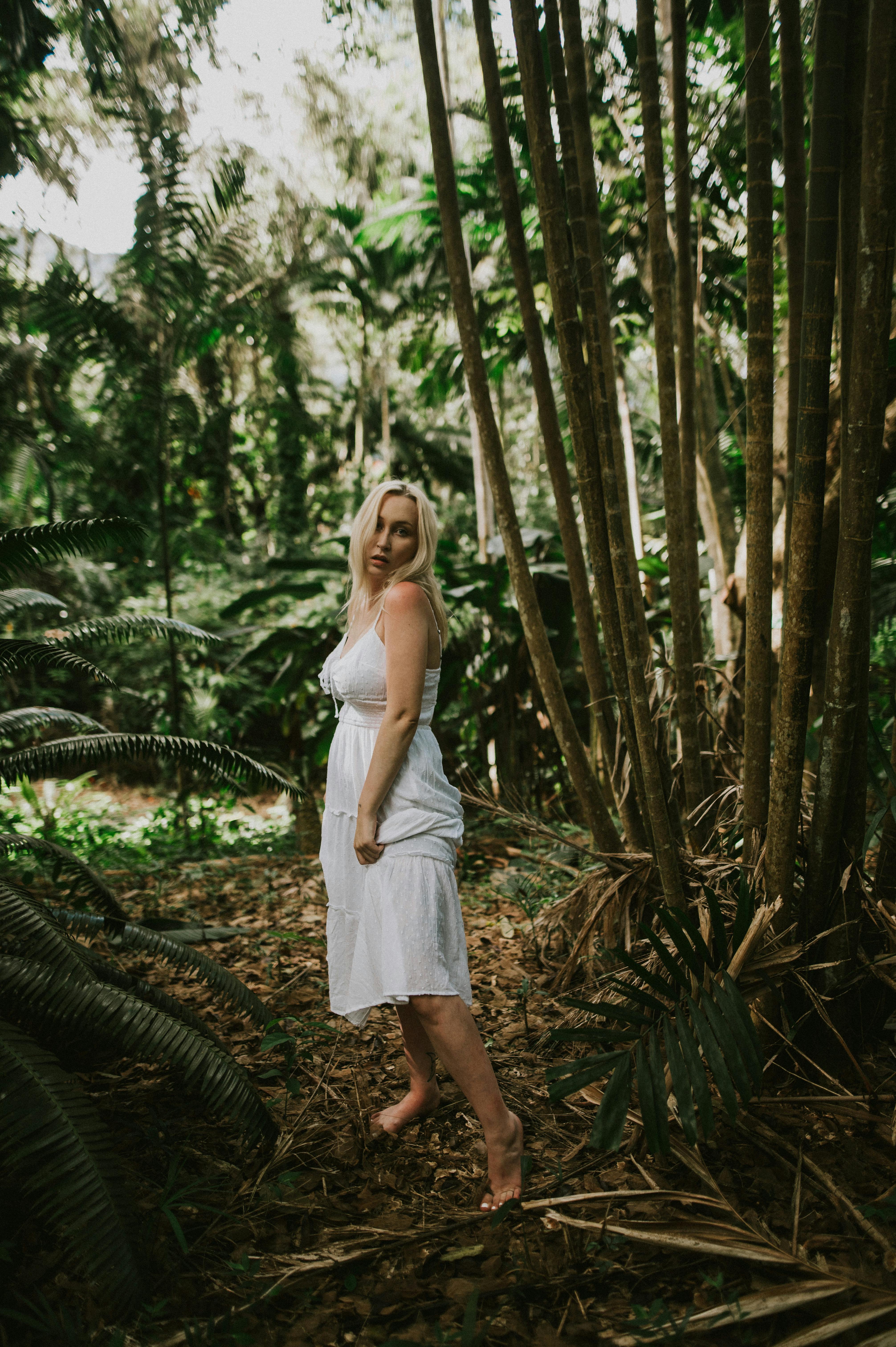 Woman Posing in Jungle · Free Stock Photo